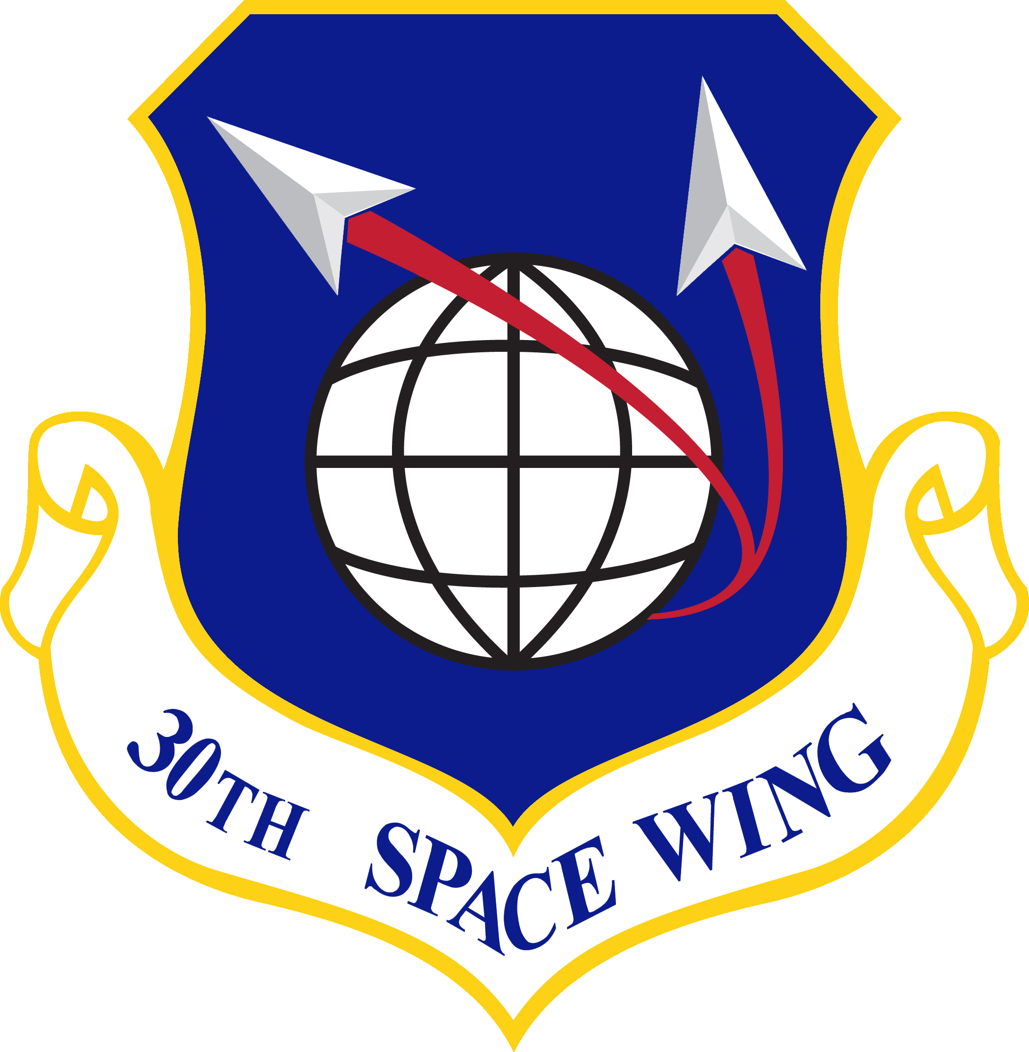 30th Space Wing Shield (Color)
