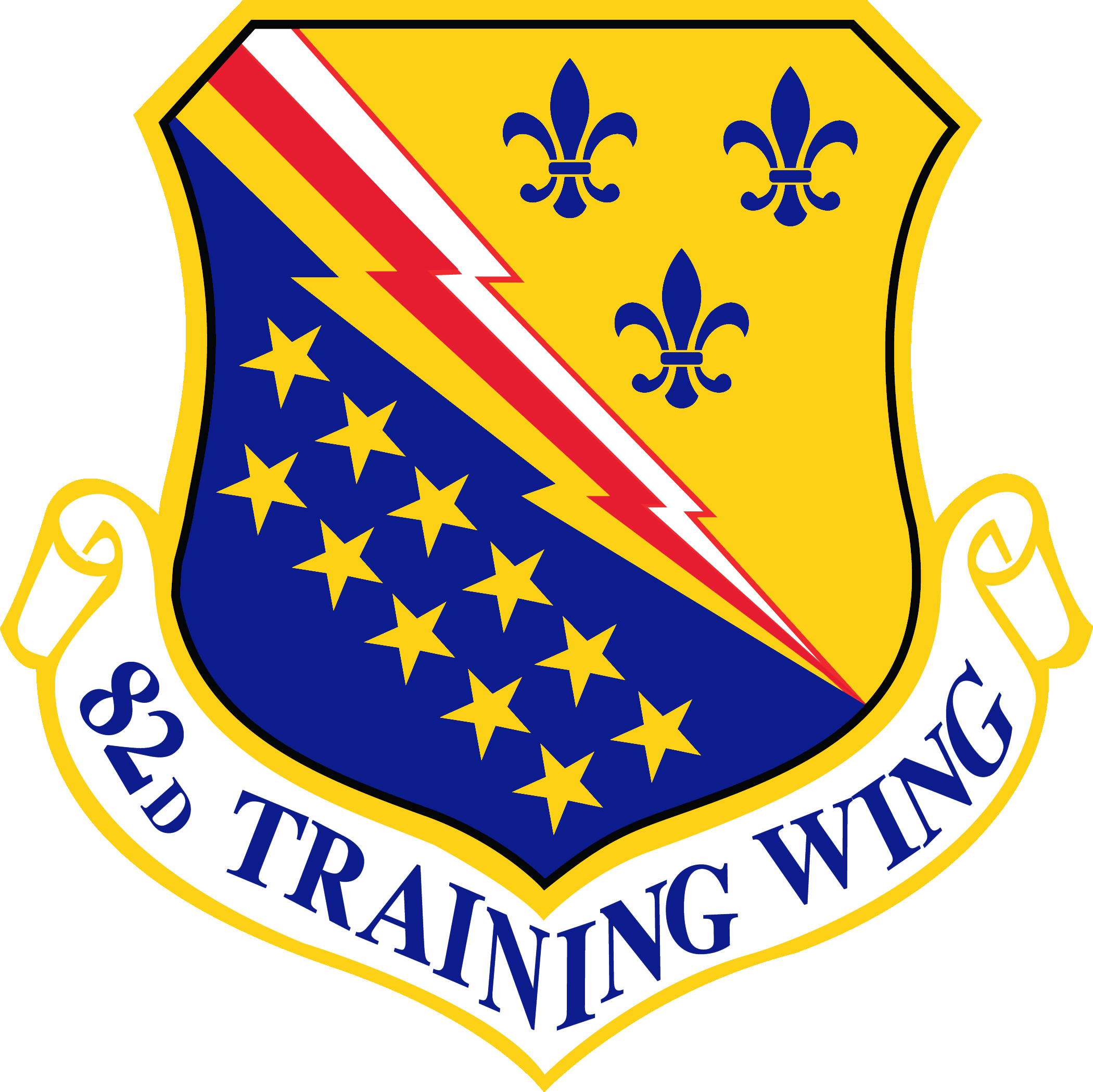 Shield of the 82nd Training Wing Shield (Color)