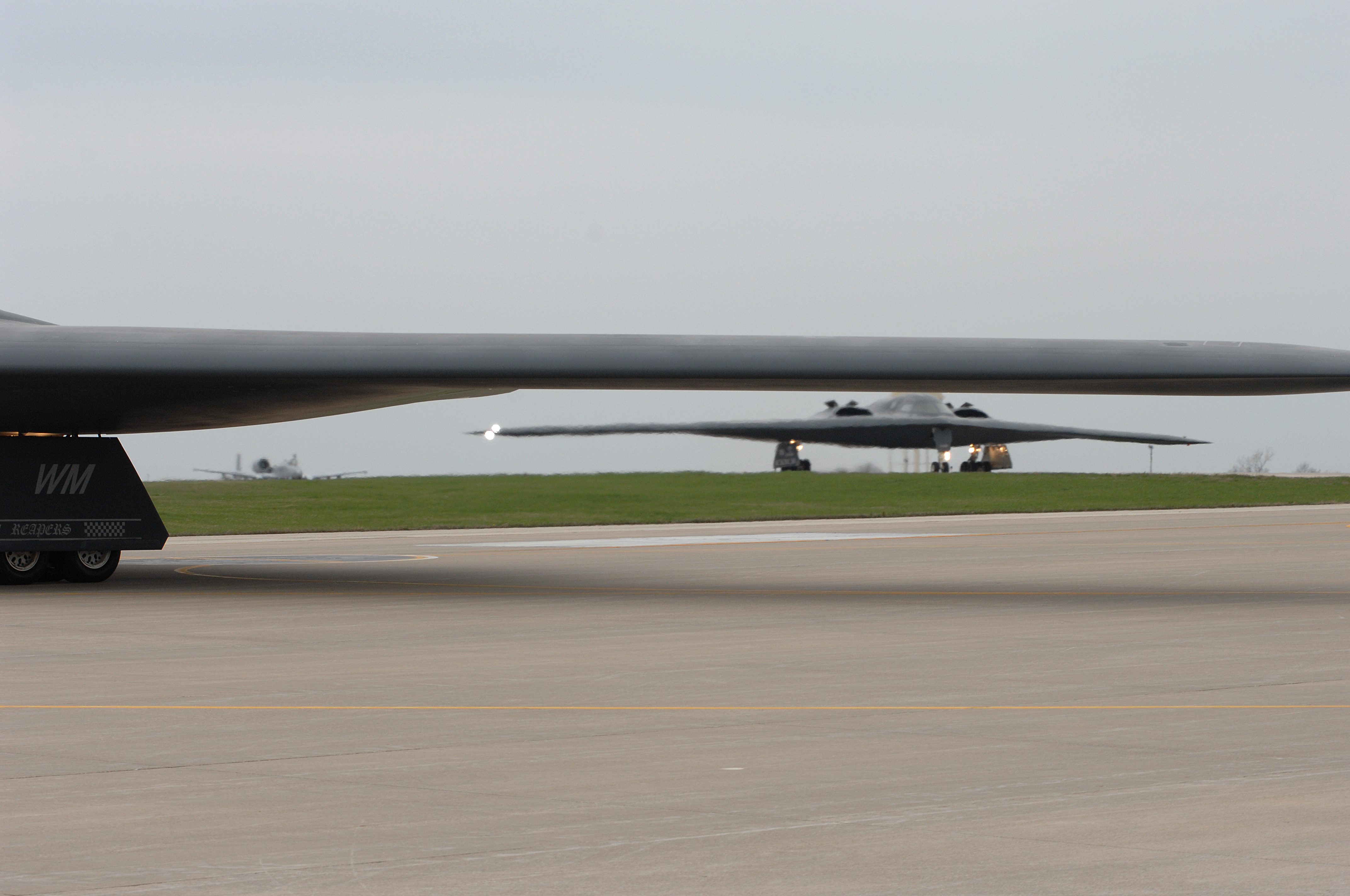 The B-2 returned to flying