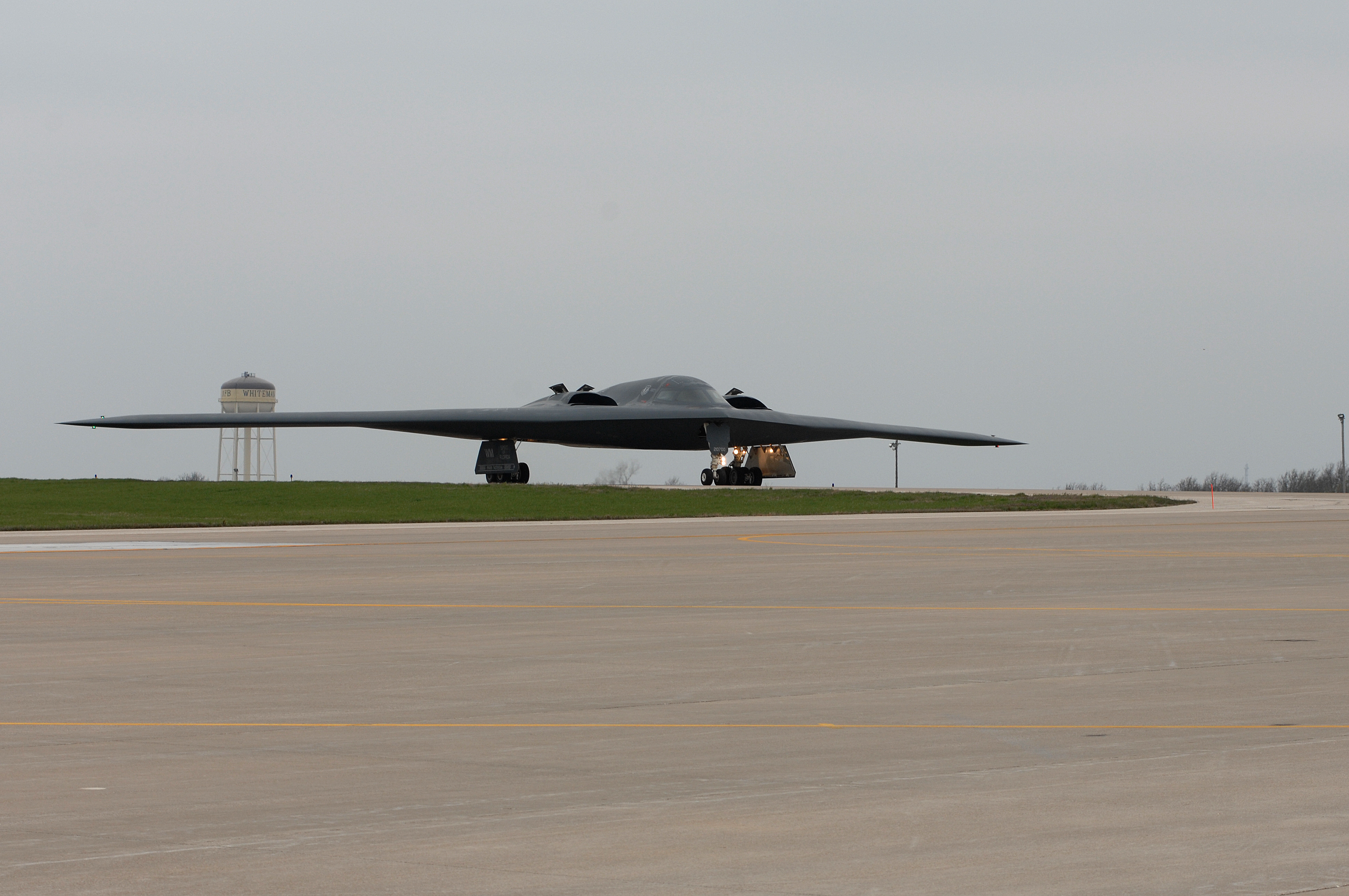The B-2 returned to flying