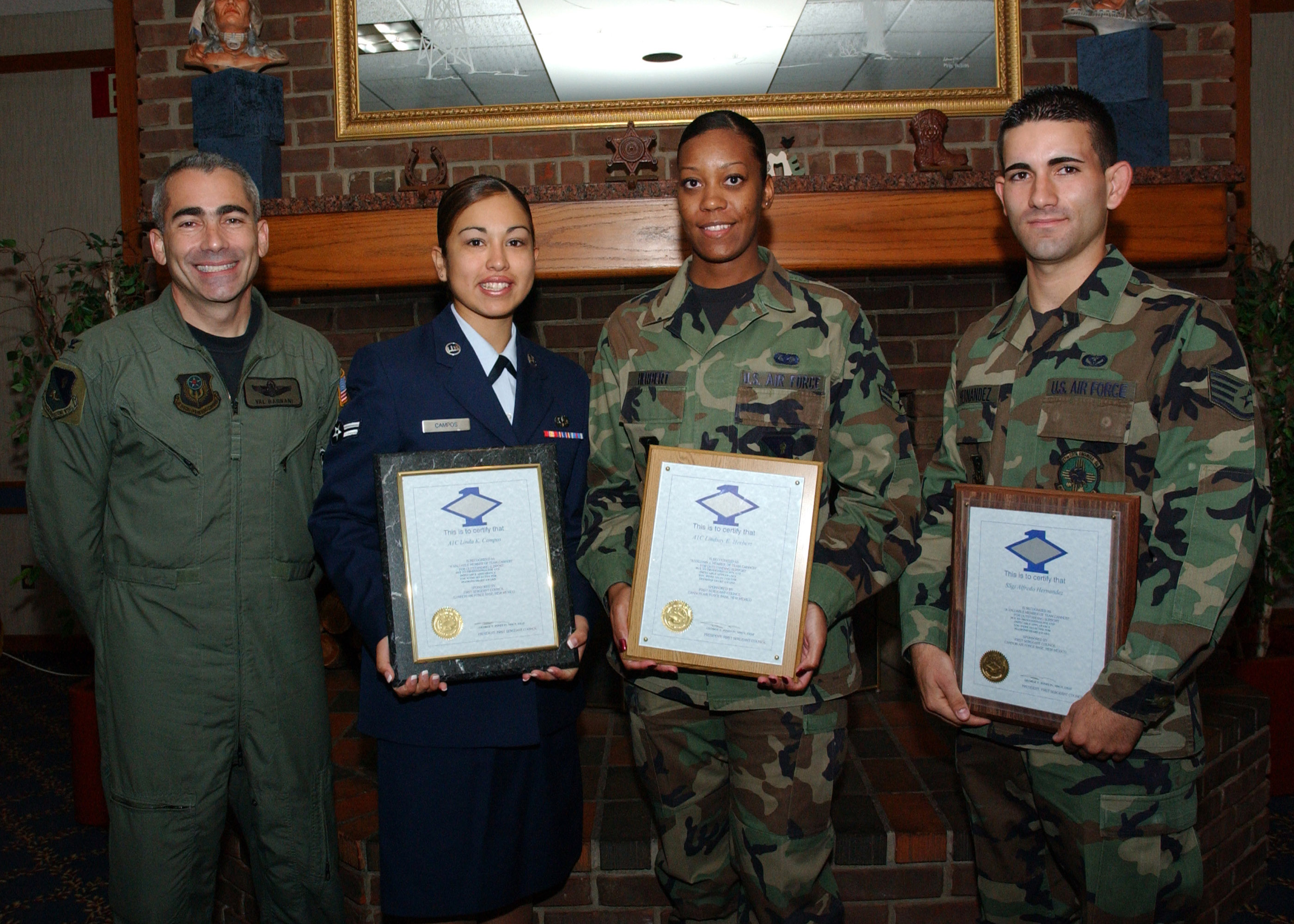 "Sharp" Airmen recognized at breakfast > Cannon Air Force Base > News