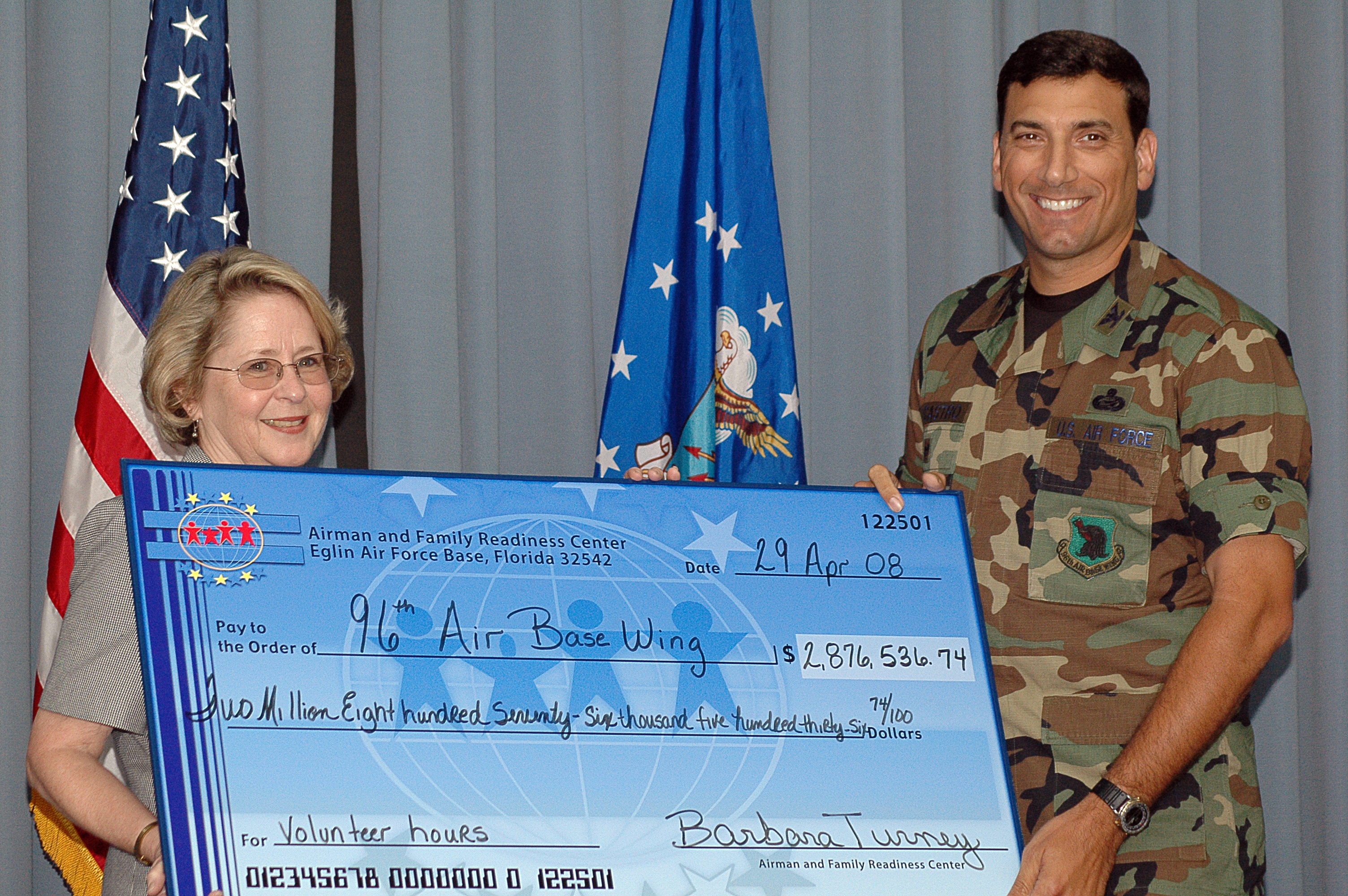 Team Eglin volunteers recognized for service to community > Eglin Air ...