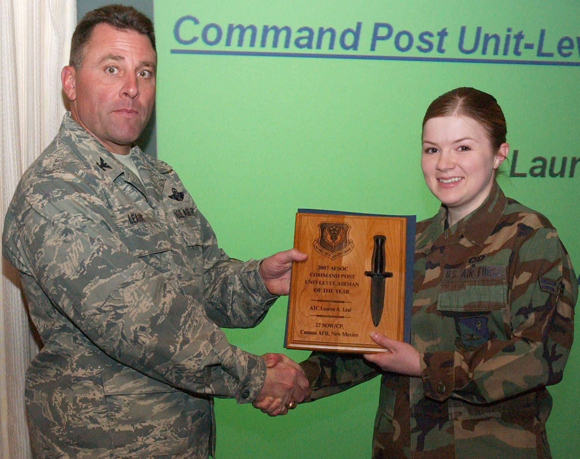 Cannon Airman receives AFSOC kudos > Cannon Air Force Base > News