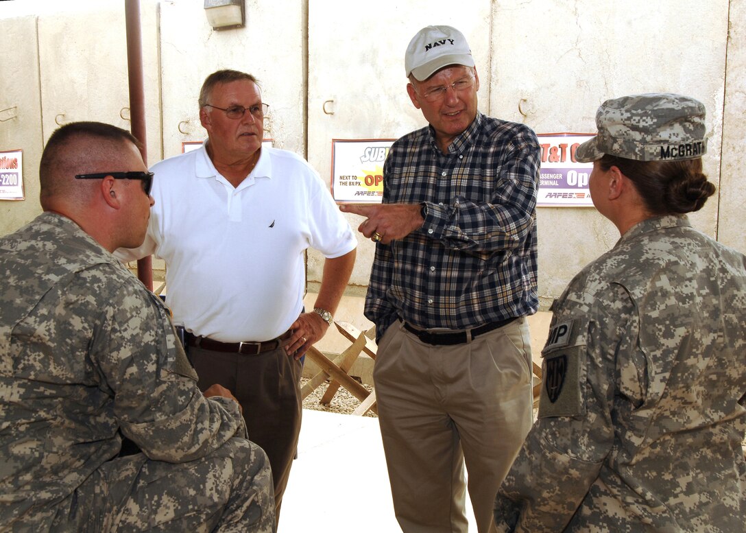 George Lisicki, national commander of the Veterans of Foreign Wars ...
