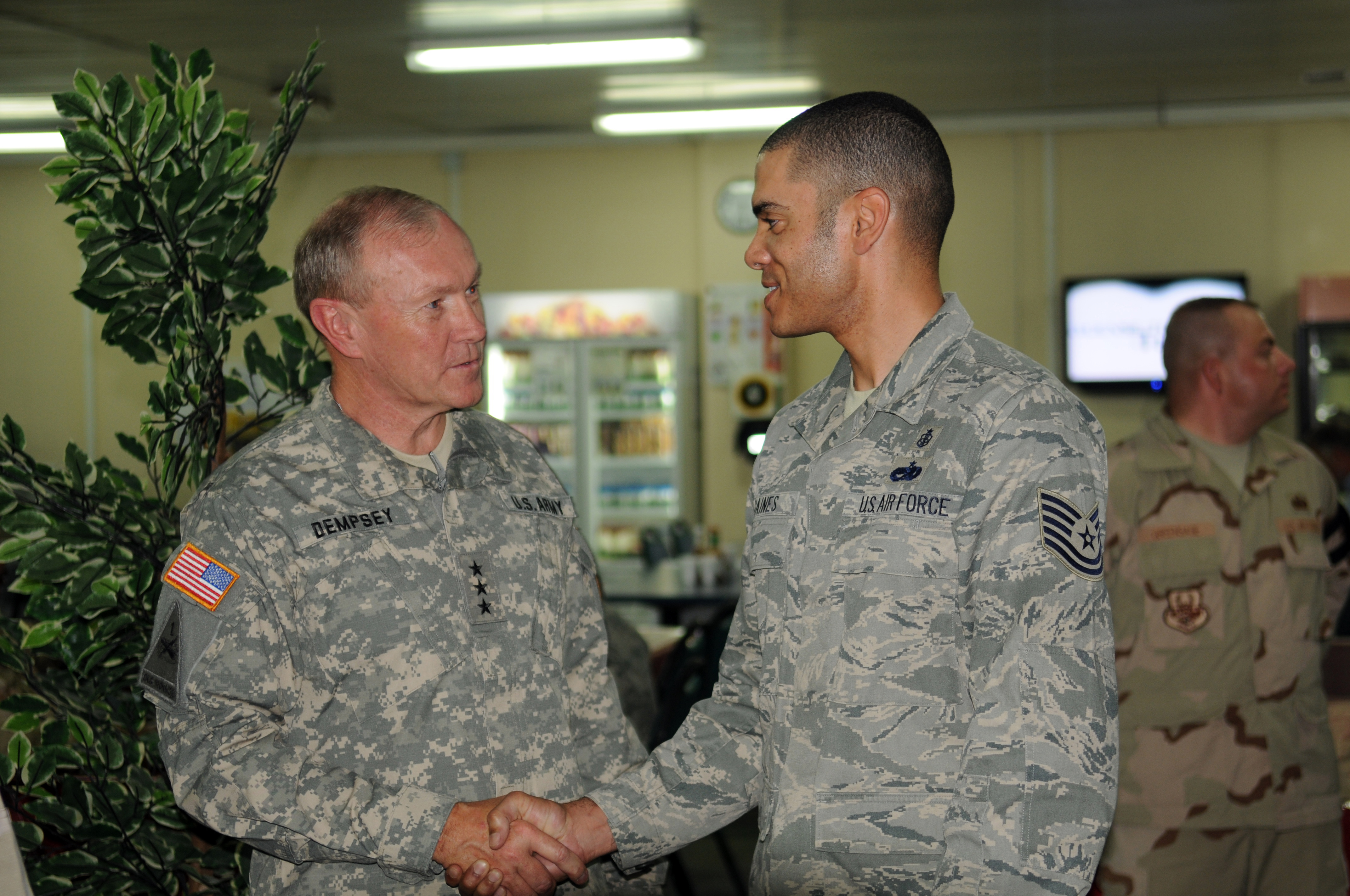 Acting U.S. Central Command commander visits Manas > U.S. Air Forces ...
