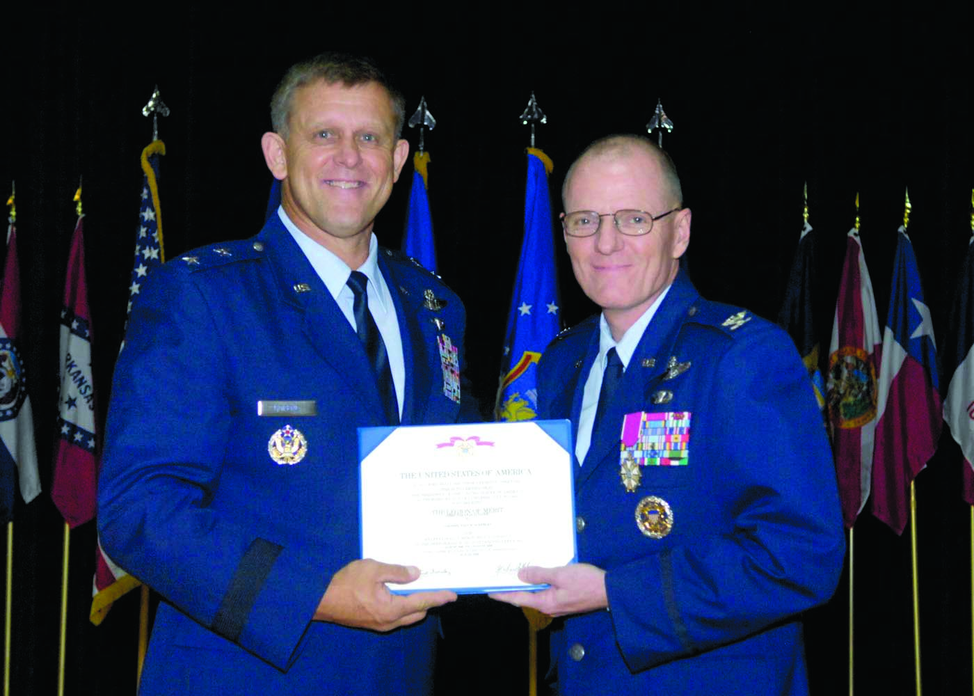 316th Wing commander awarded legion of Merit