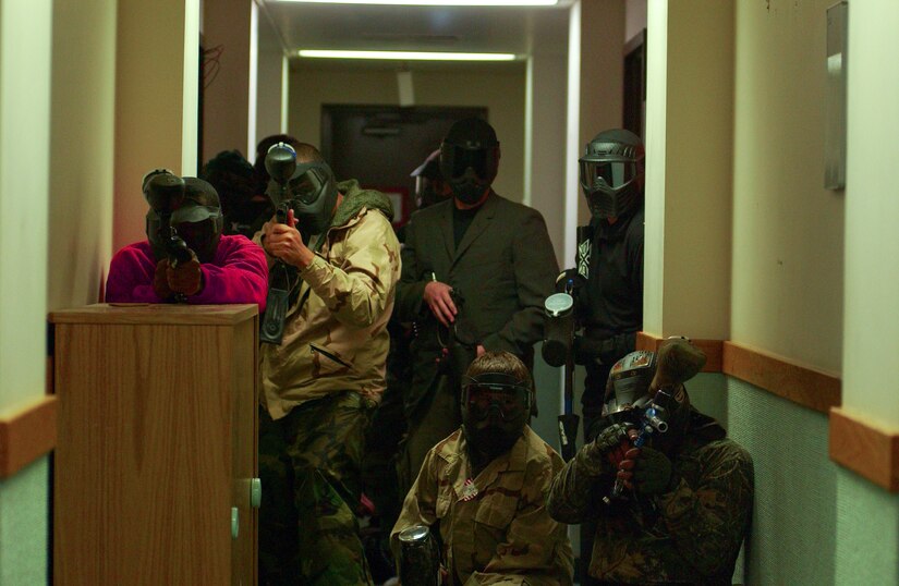 Airmen 'paint' old dorms > Joint Base Elmendorf-Richardson > News Articles