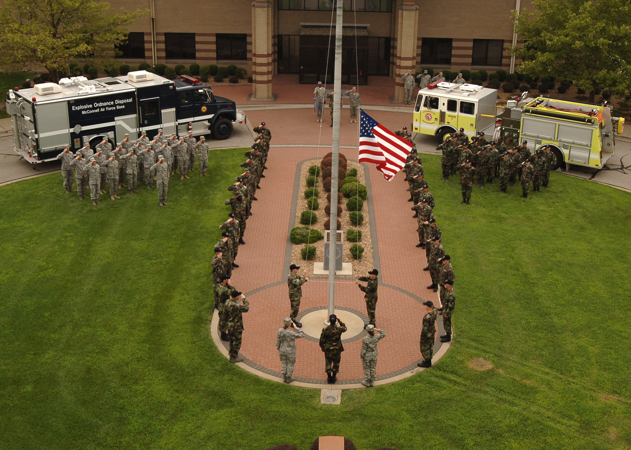 22nd Civil Engineer Squadron pays respect > McConnell Air Force Base ...