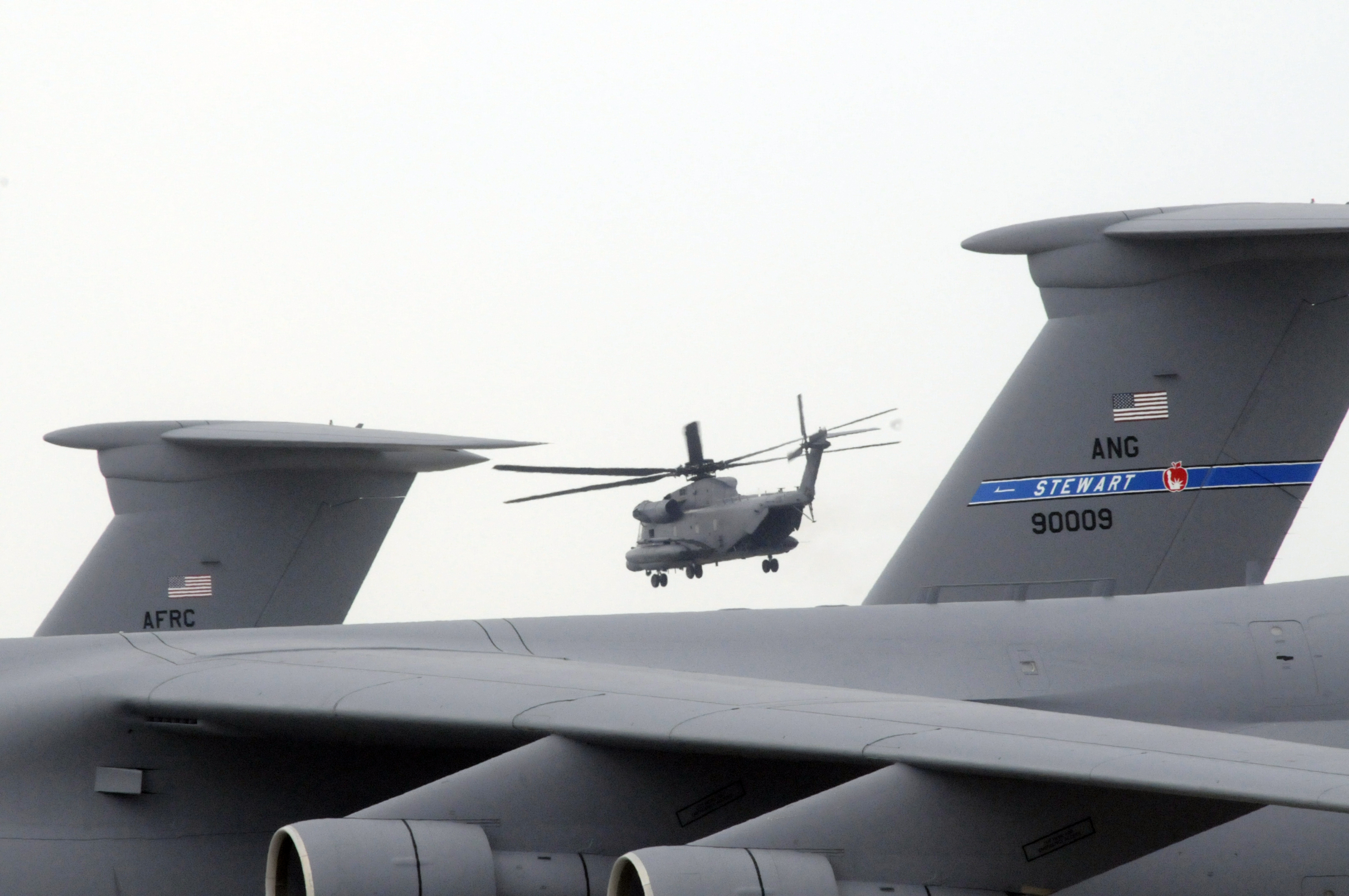 MH-53 helicopter gives incentive flights before permanent bed down at ...