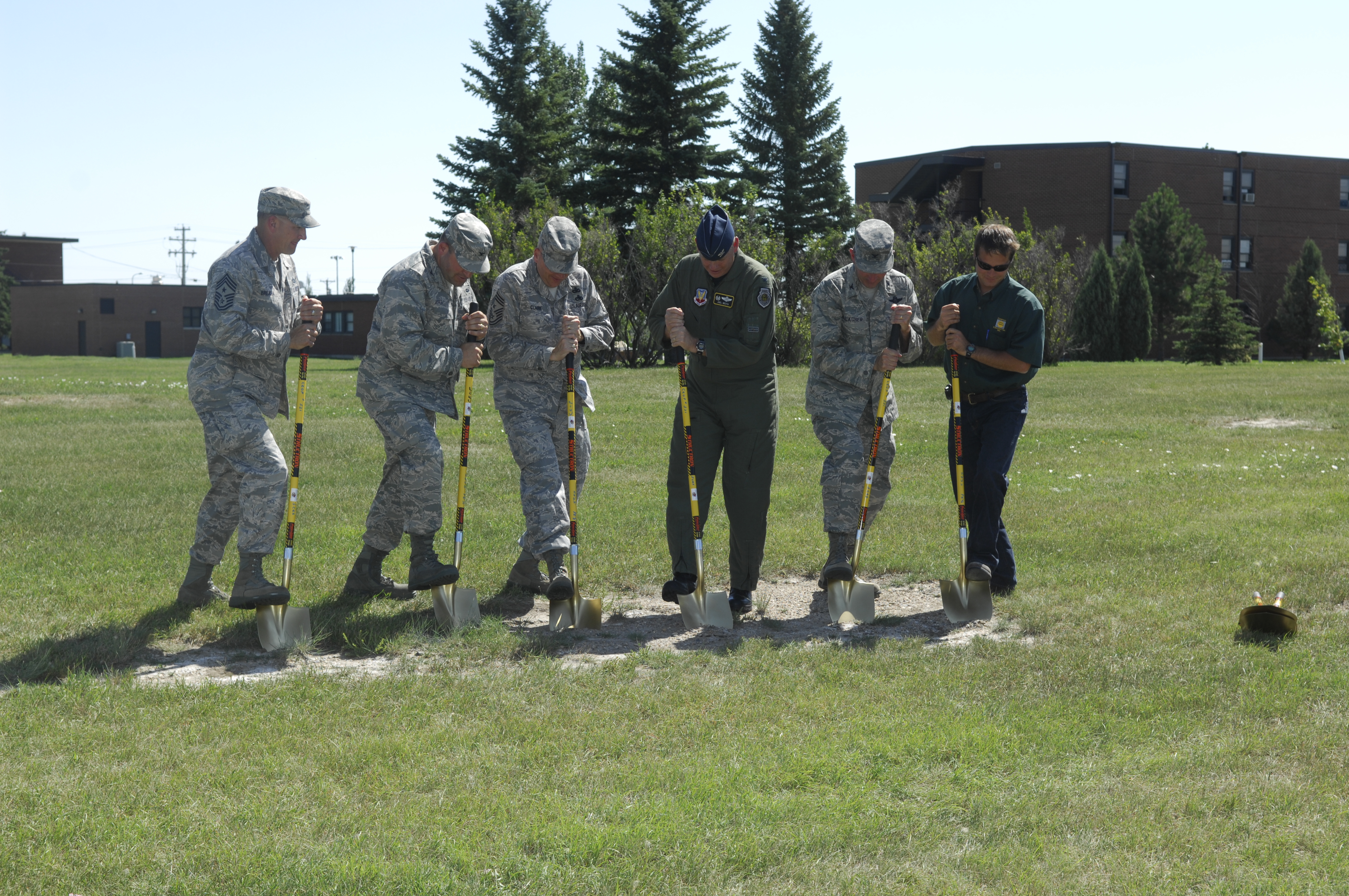 Base leaders break ground on new base dorm > Minot Air Force Base ...
