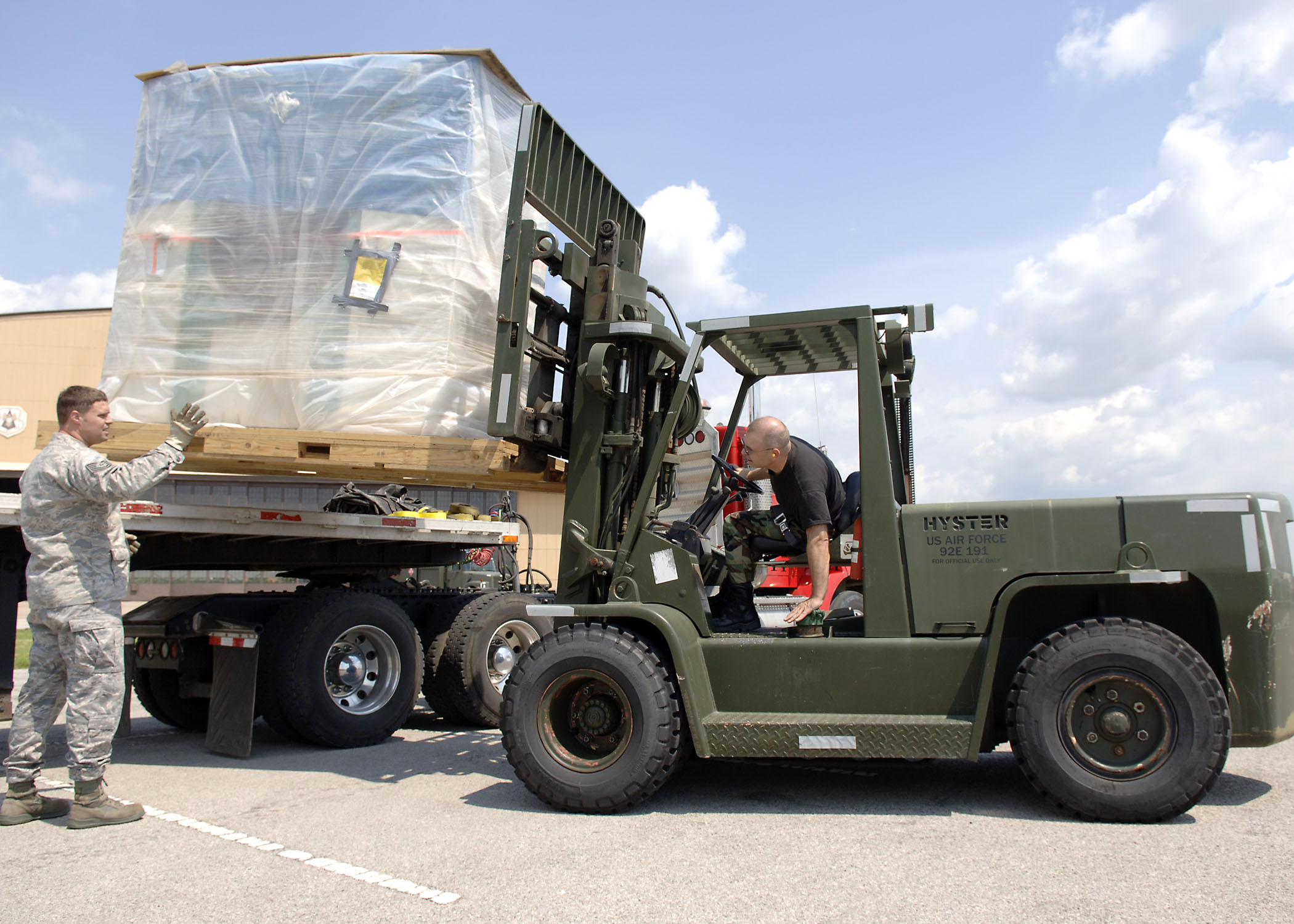 Scott first stop for humanitarian cargo 375th LRS prepares medical ...