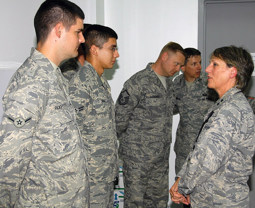 AFPC commander visits deployed air bases