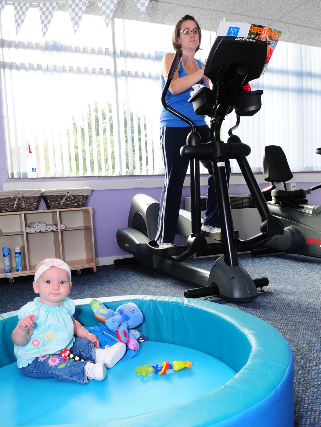 'PIT Stop' provides safe fitness area for parents with young babies ...