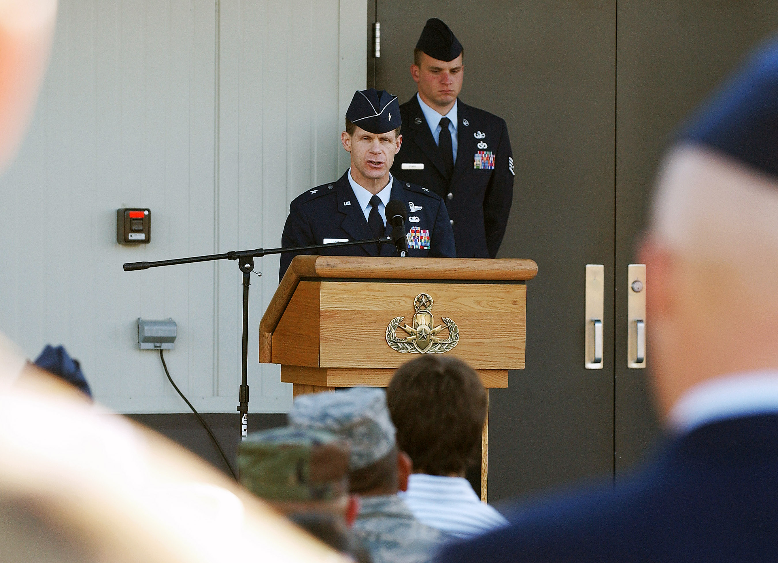 Fallen EOD Airman dedication ceremony