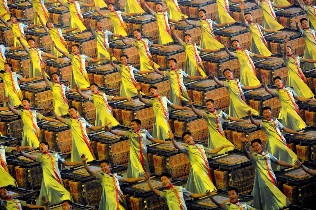 The four-hour Olympic Opening Ceremony extravaganza featured 110 ...