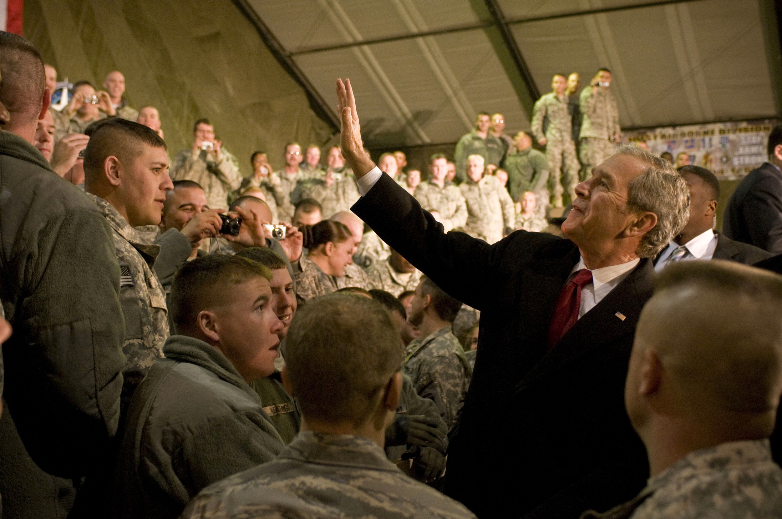 President Bush visits troops in Bagram > Air Force > Article Display