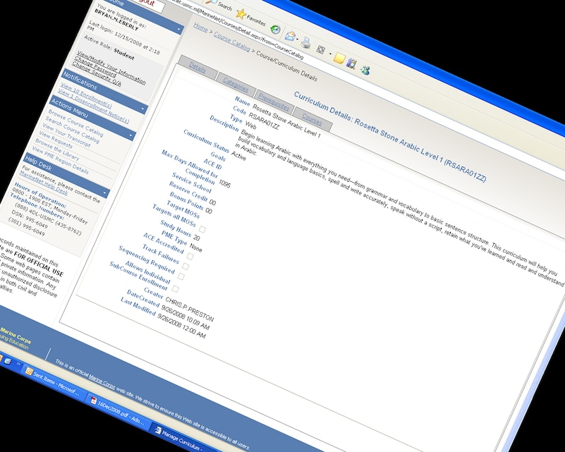 Corps provides free Rosetta Stone software > 9th Marine Corps District ...