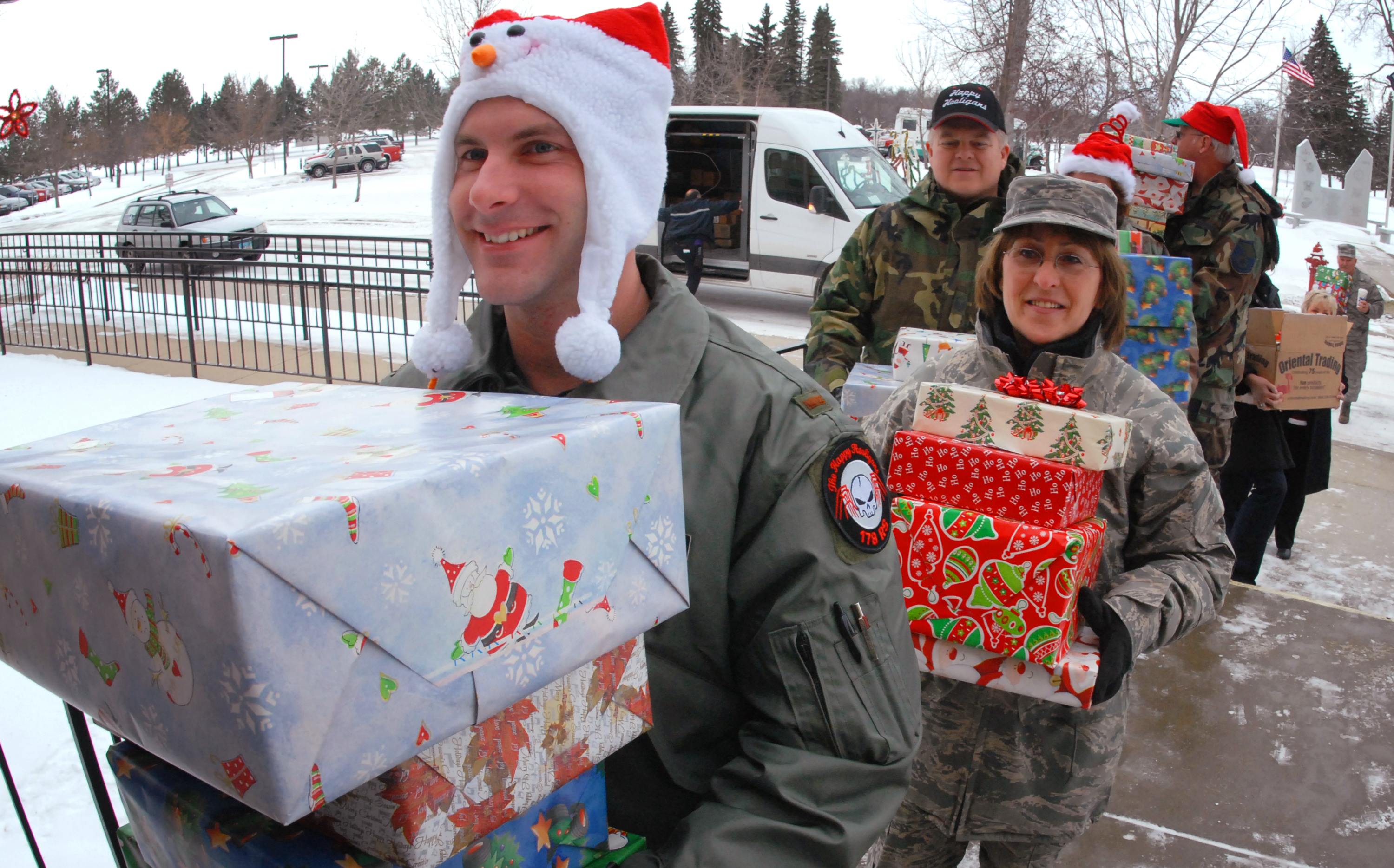 Santa's elves make a visit