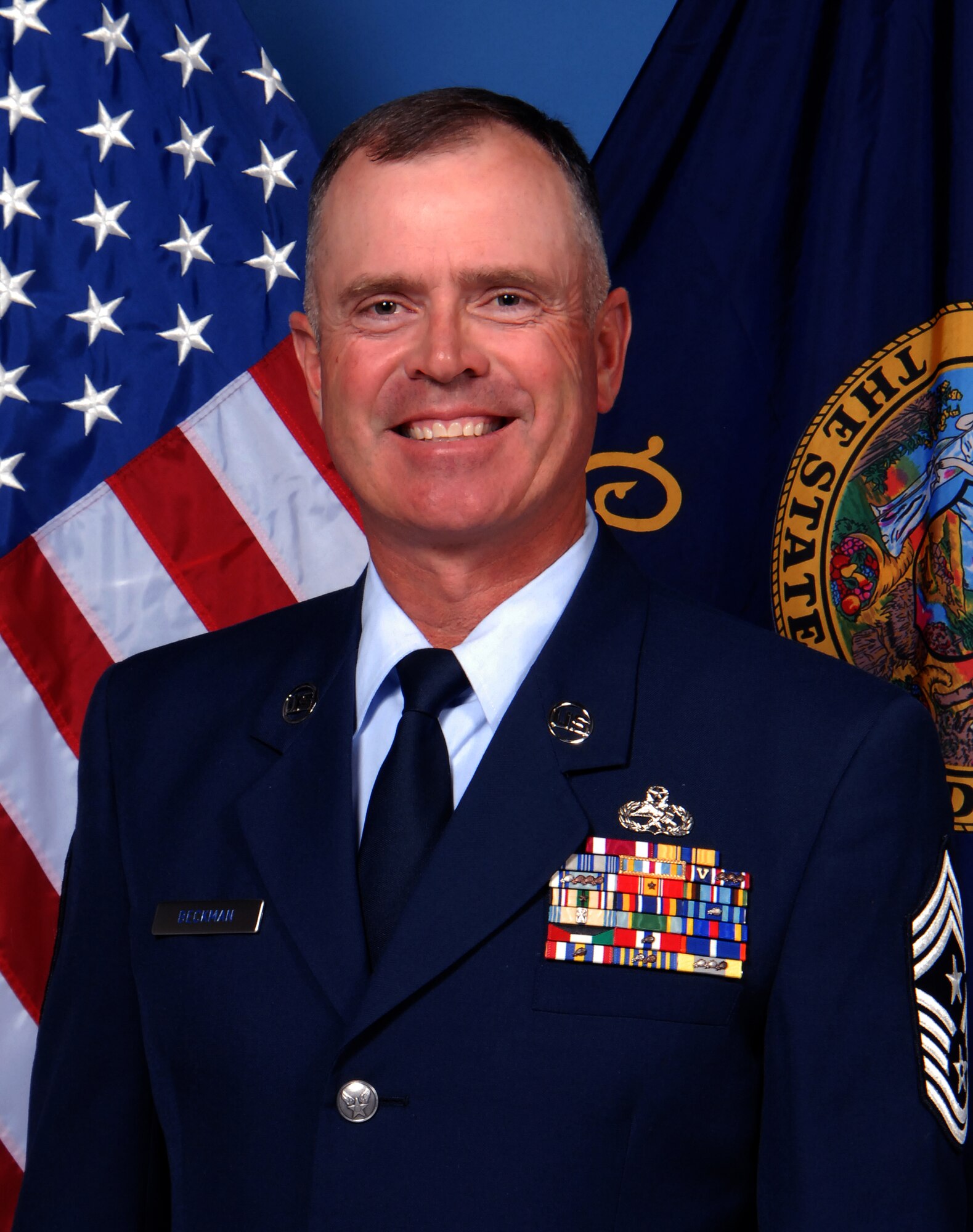 CHIEF MASTER SERGEANT DAVID E. BECKMAN > 124th Fighter Wing > Biographies