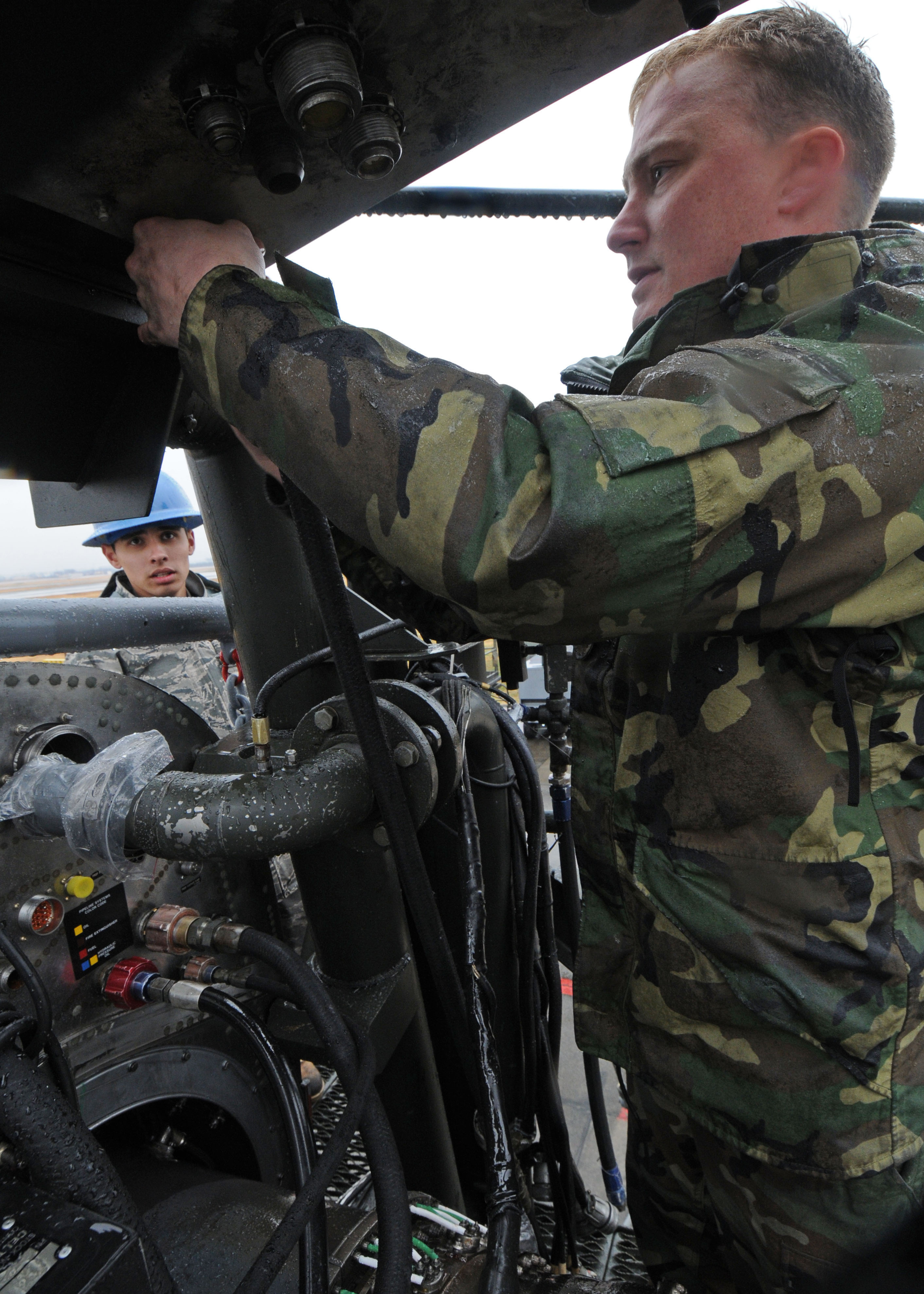 374th MXS Airmen test C-130 engines
