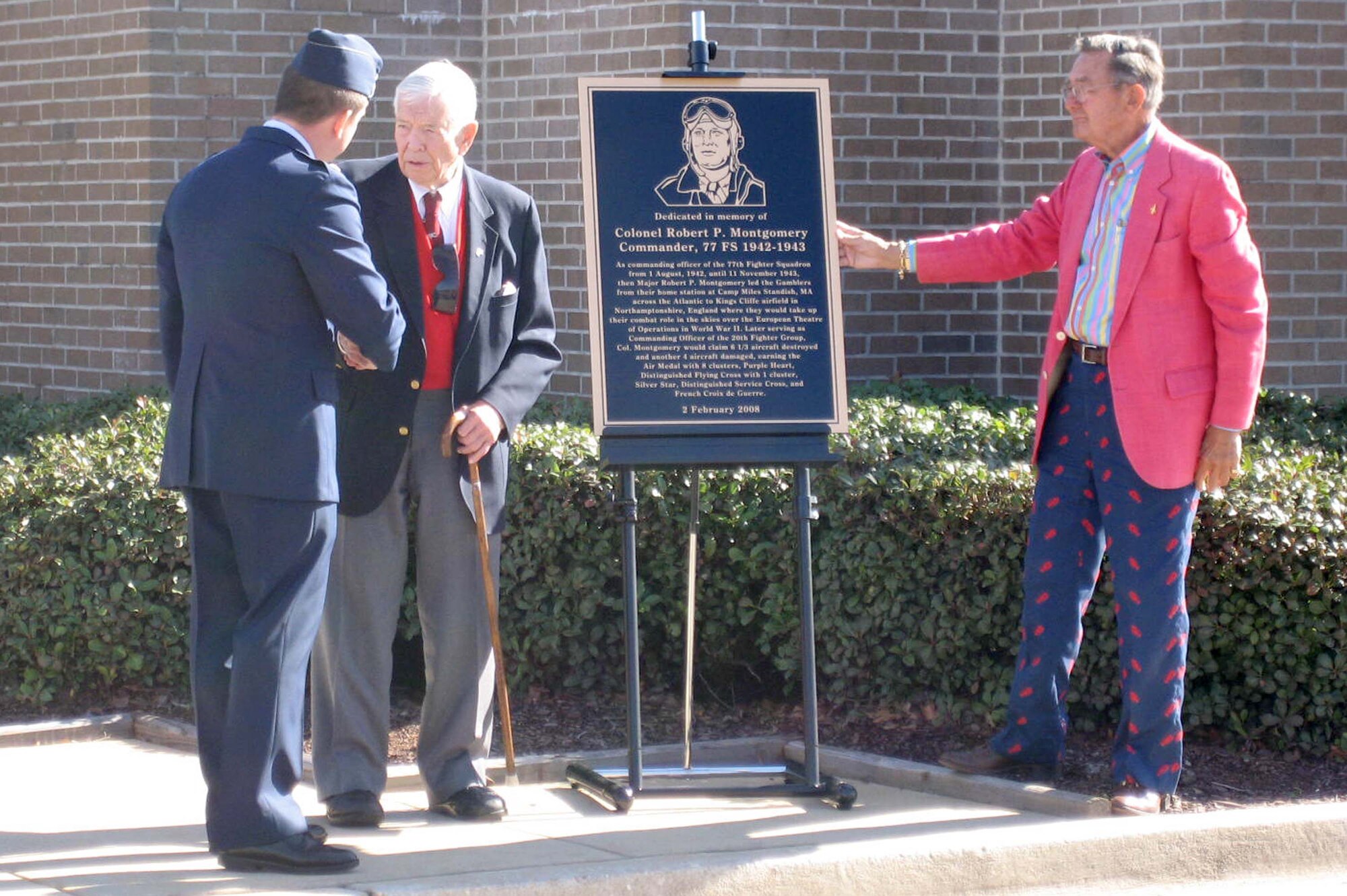 77th FS honors previous commander, celebrates history > Shaw Air Force ...