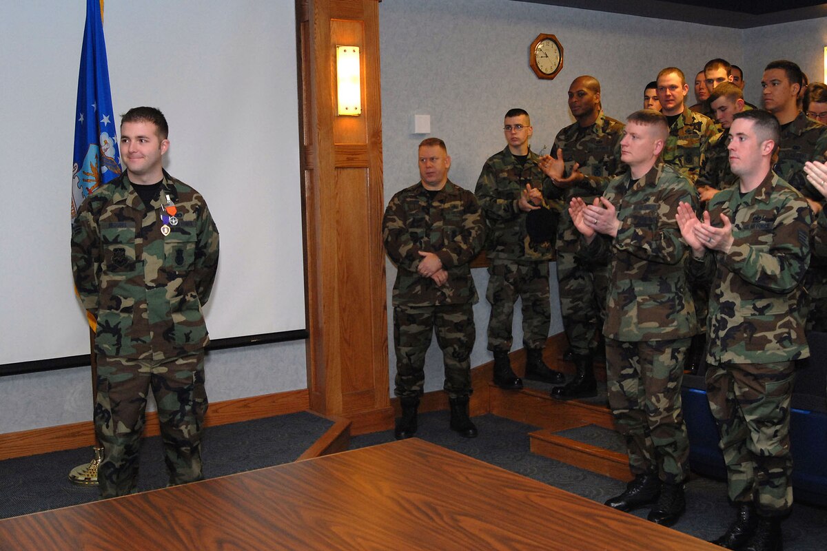 341st SFS Airman awarded Purple Heart, AF Combat Action Medal ...