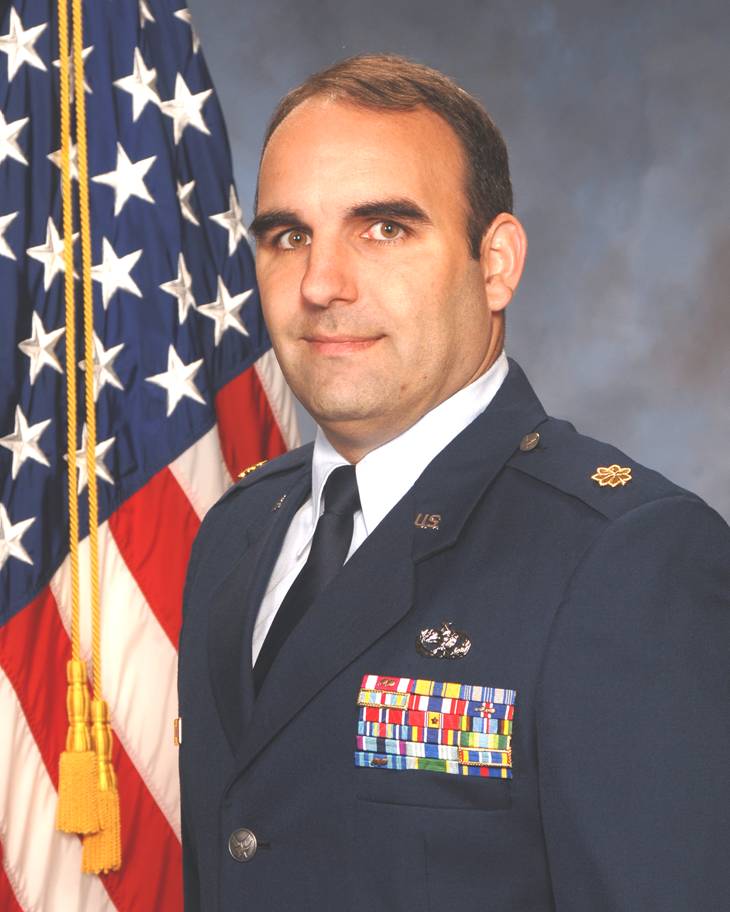 Maj. Matthew C. Finnegan, 48th Aircraft Maintenance Squadron commander.