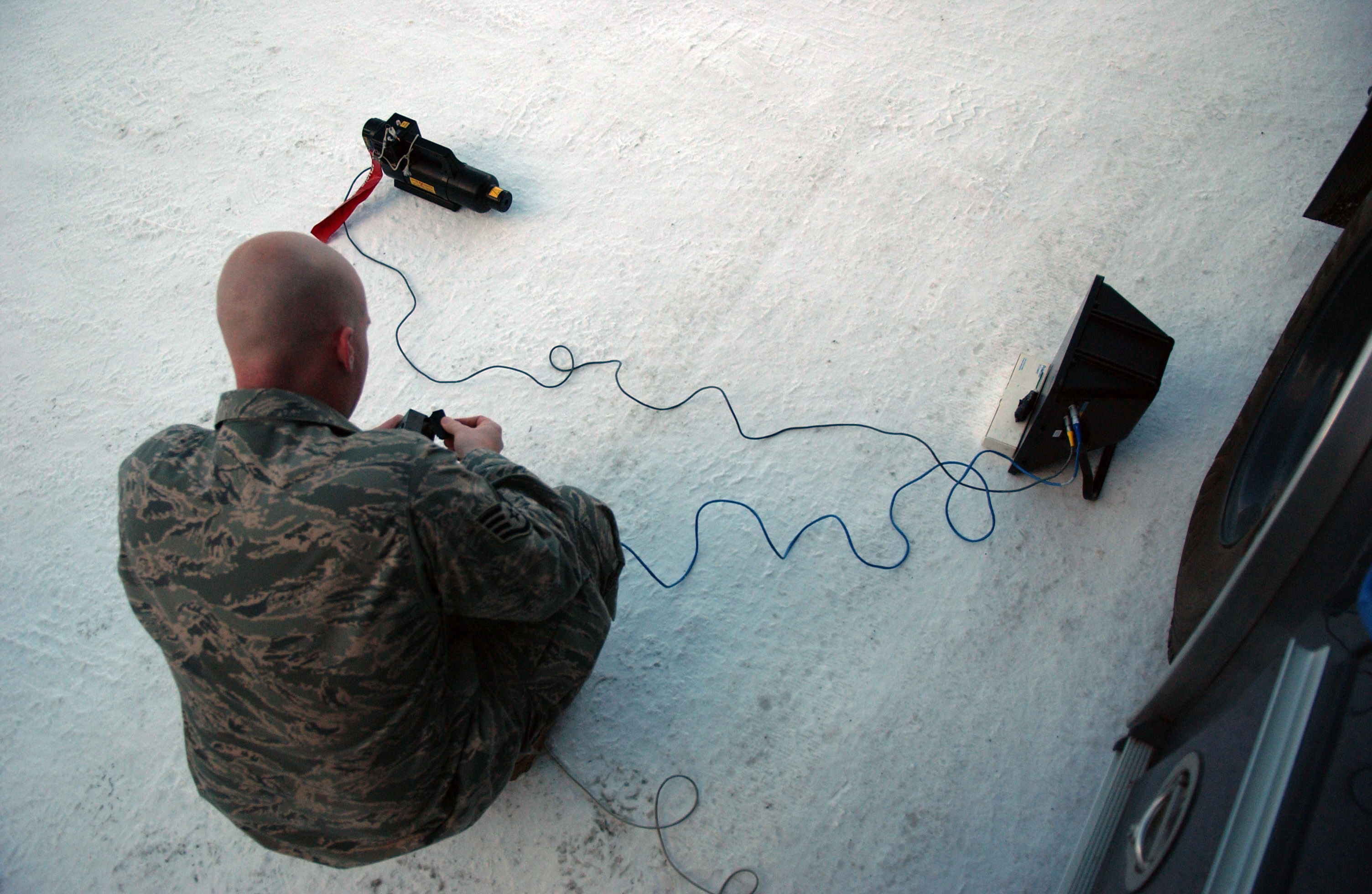 EOD response to an IED > Eielson Air Force Base > Display