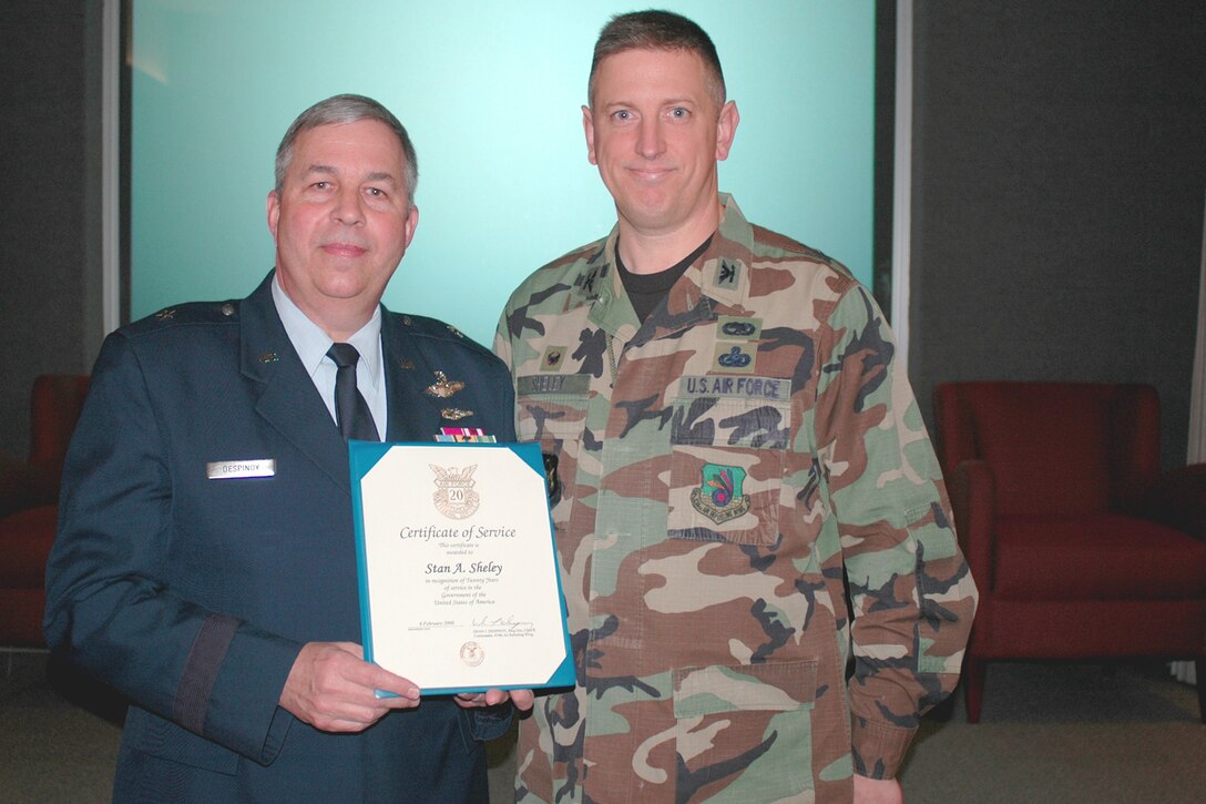 Colonel Sheley passes 20-year mark
