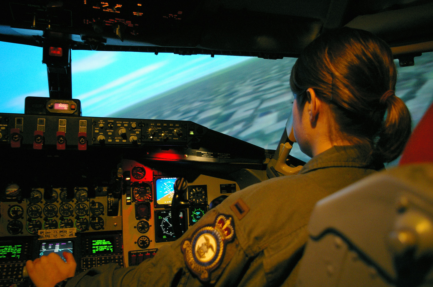 Simulator provides realistic training to pilots while saving Air Force ...