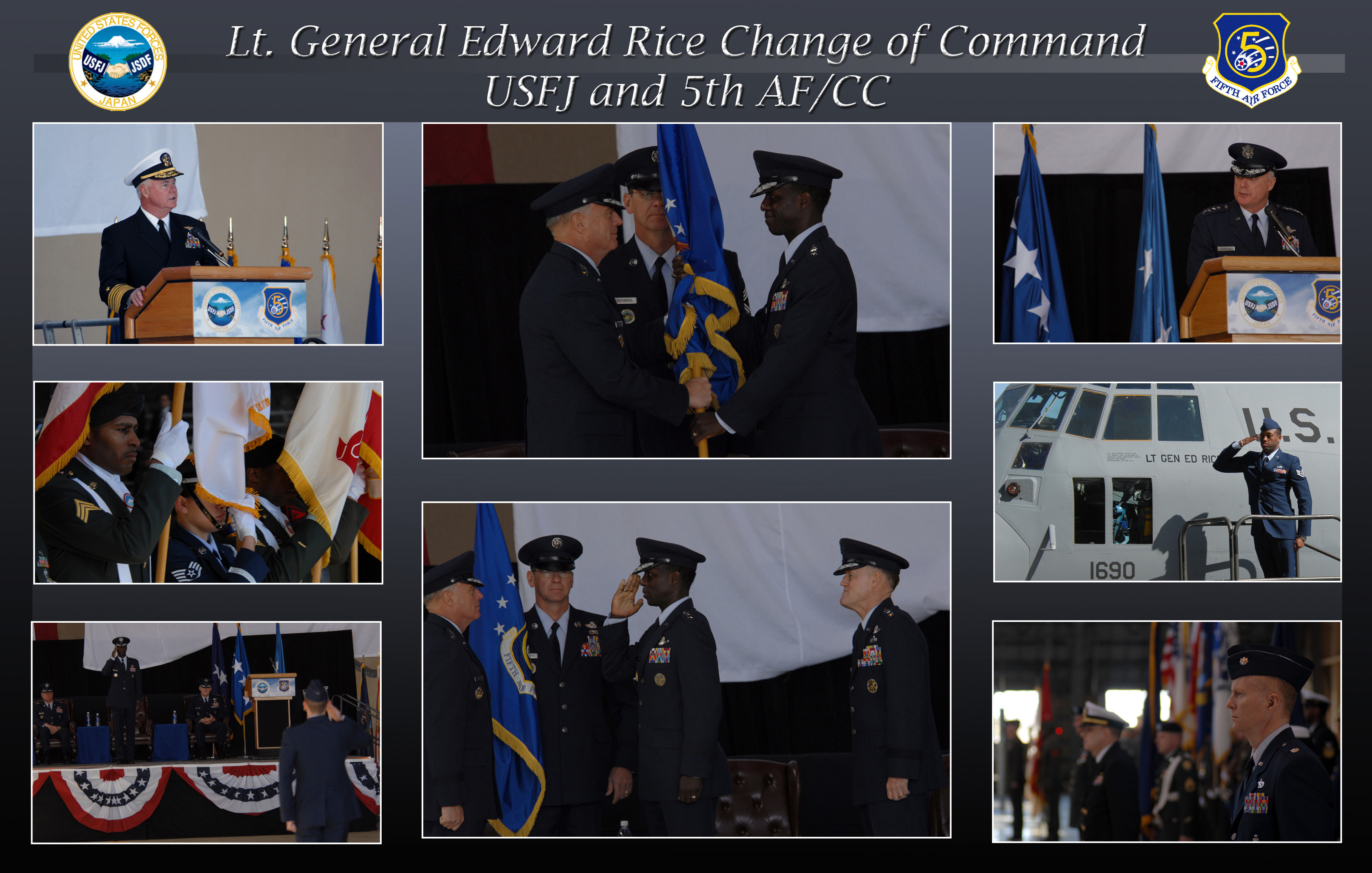 USFJ/5th AF Change of Commad ceremony