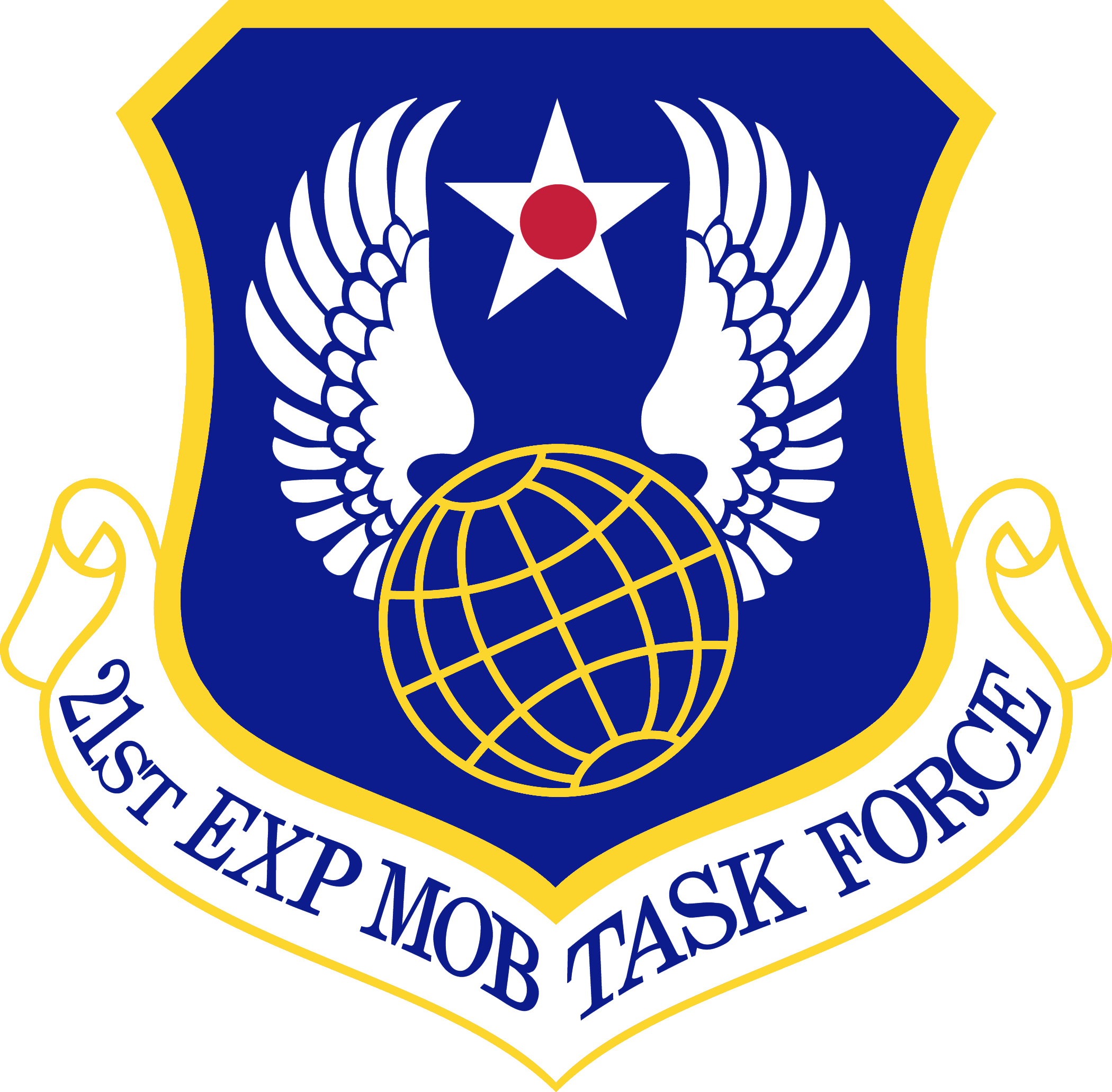 21st Expeditionary Mobility Task Force Shield (Color)