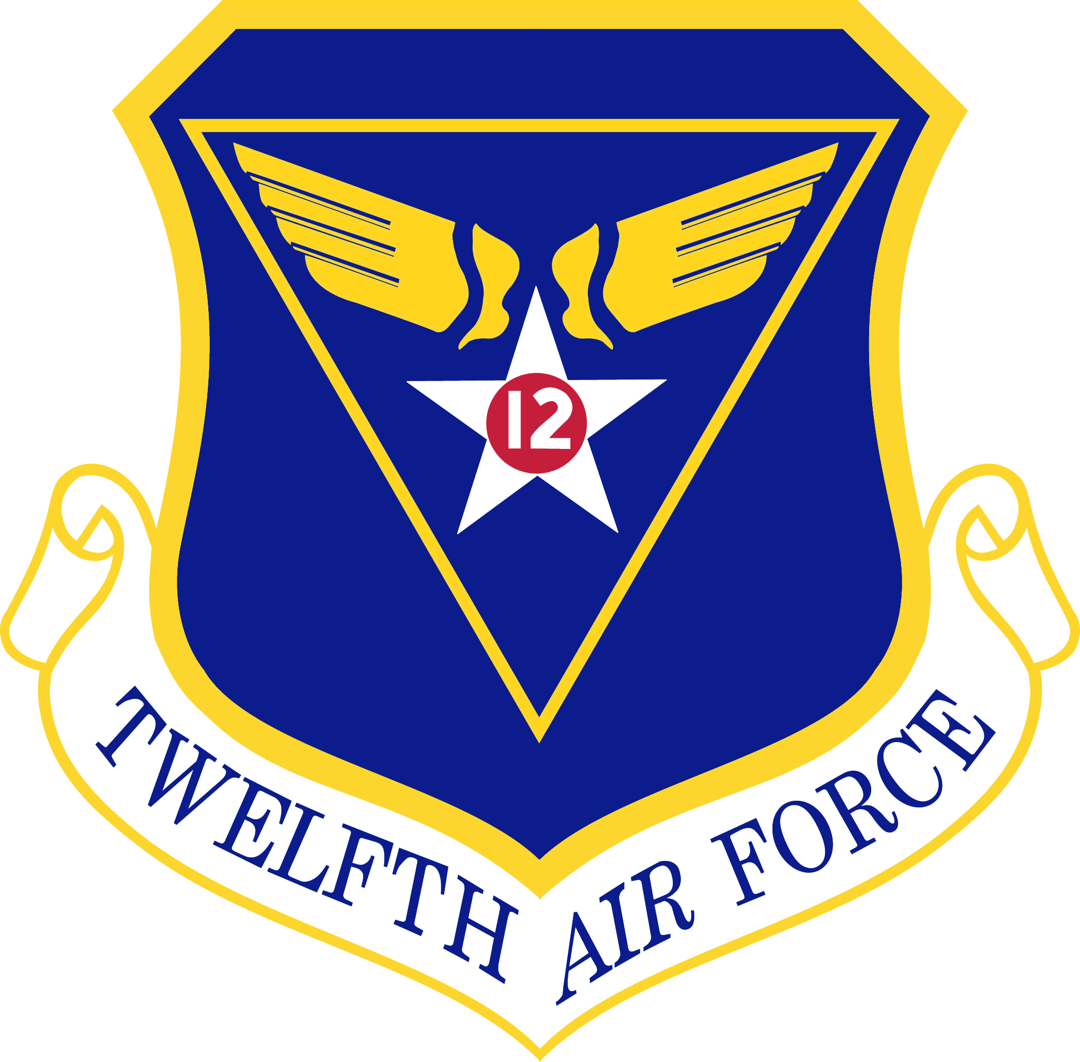 12th Air Force Shield (Color)