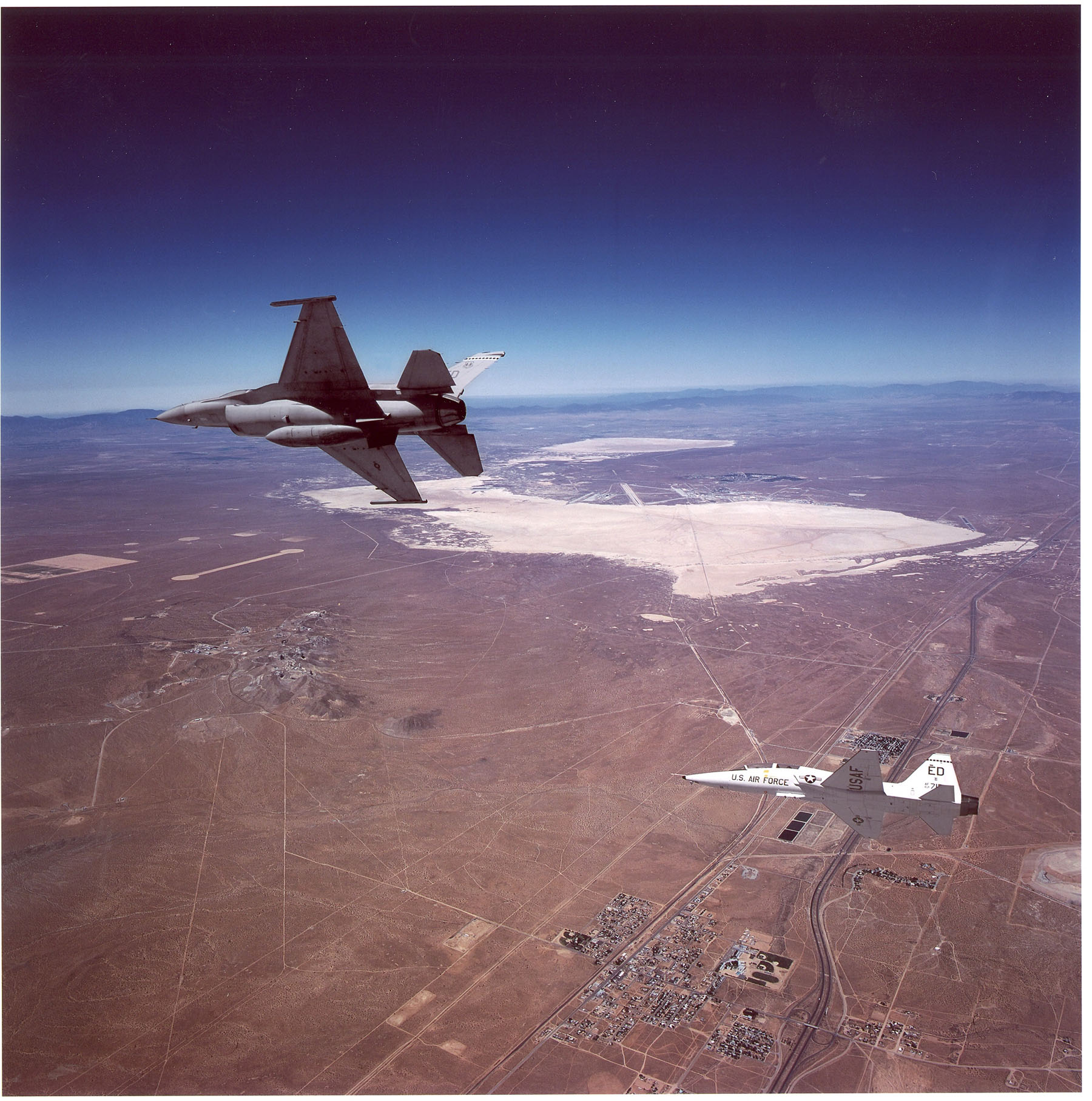 Modern day Edwards AFB, Calif.