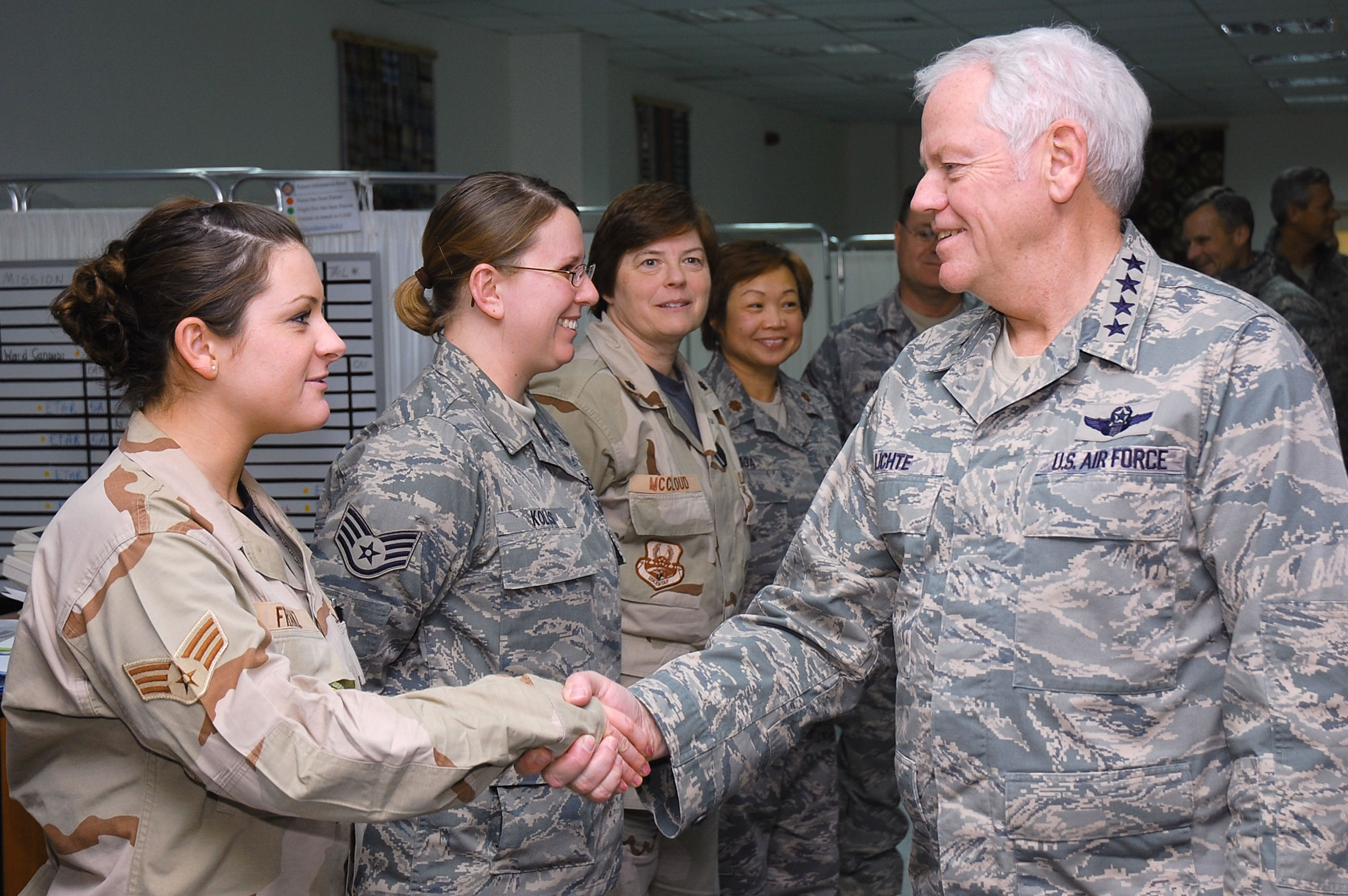 AMC commander visits Airmen in Southwest Asia