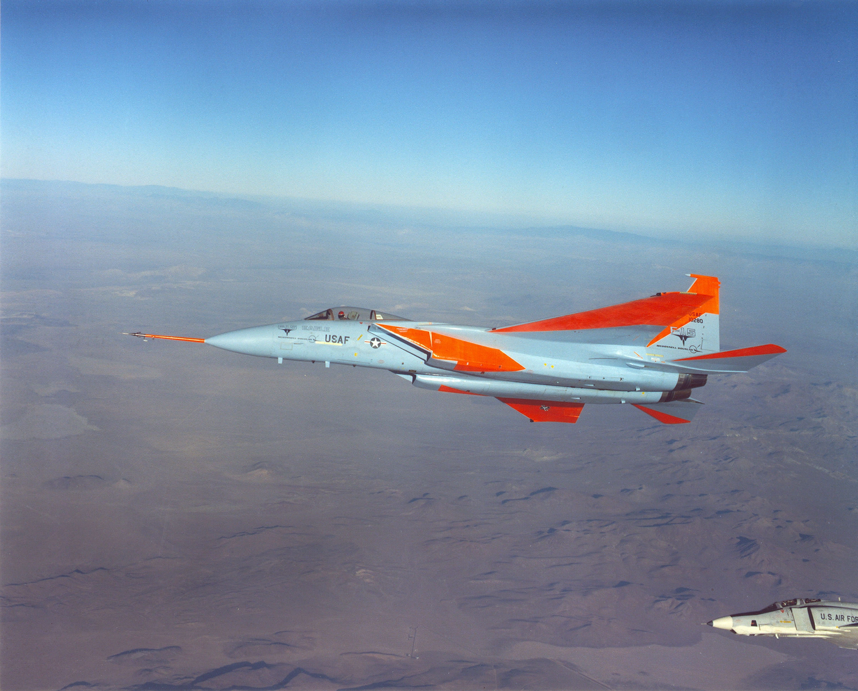 First preproduction F-15A Eagle, from McDonnell Douglas flew its maiden ...