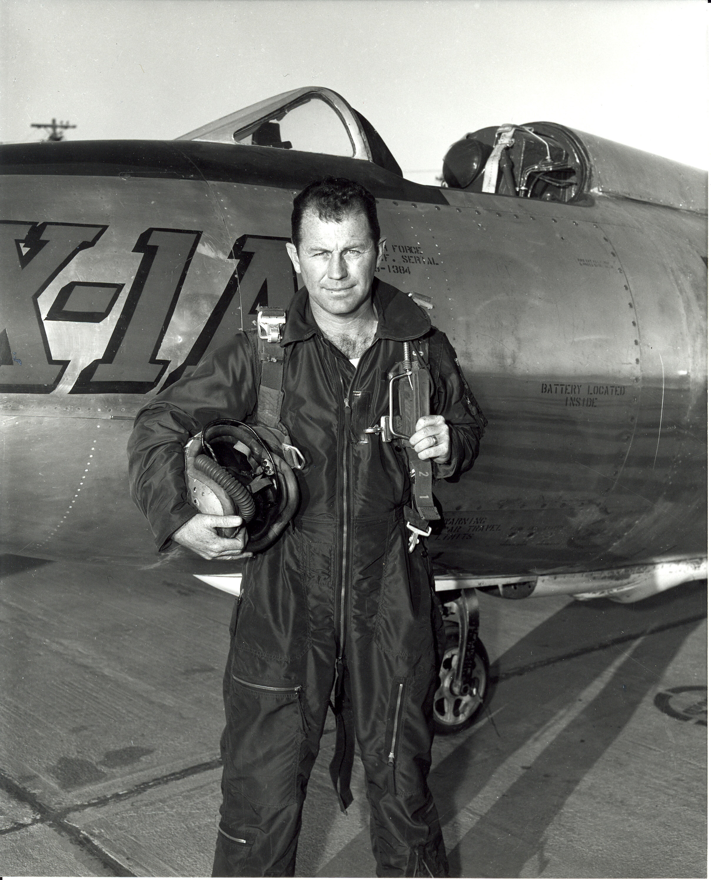 Maj. Charles "Chuck" Yeager and the Bell X-1A