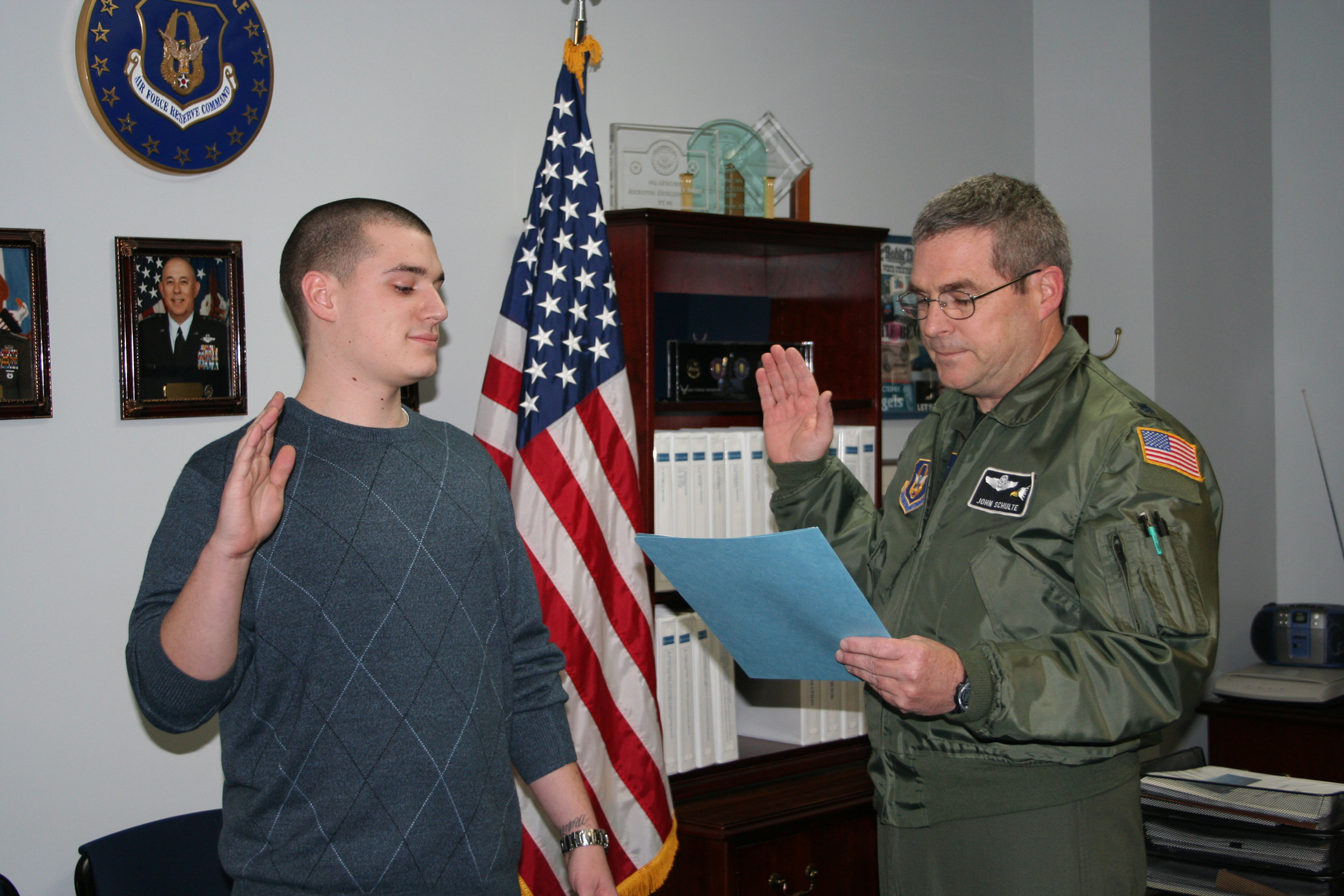 Son follows in his parents footsteps > 445th Airlift Wing > Article Display