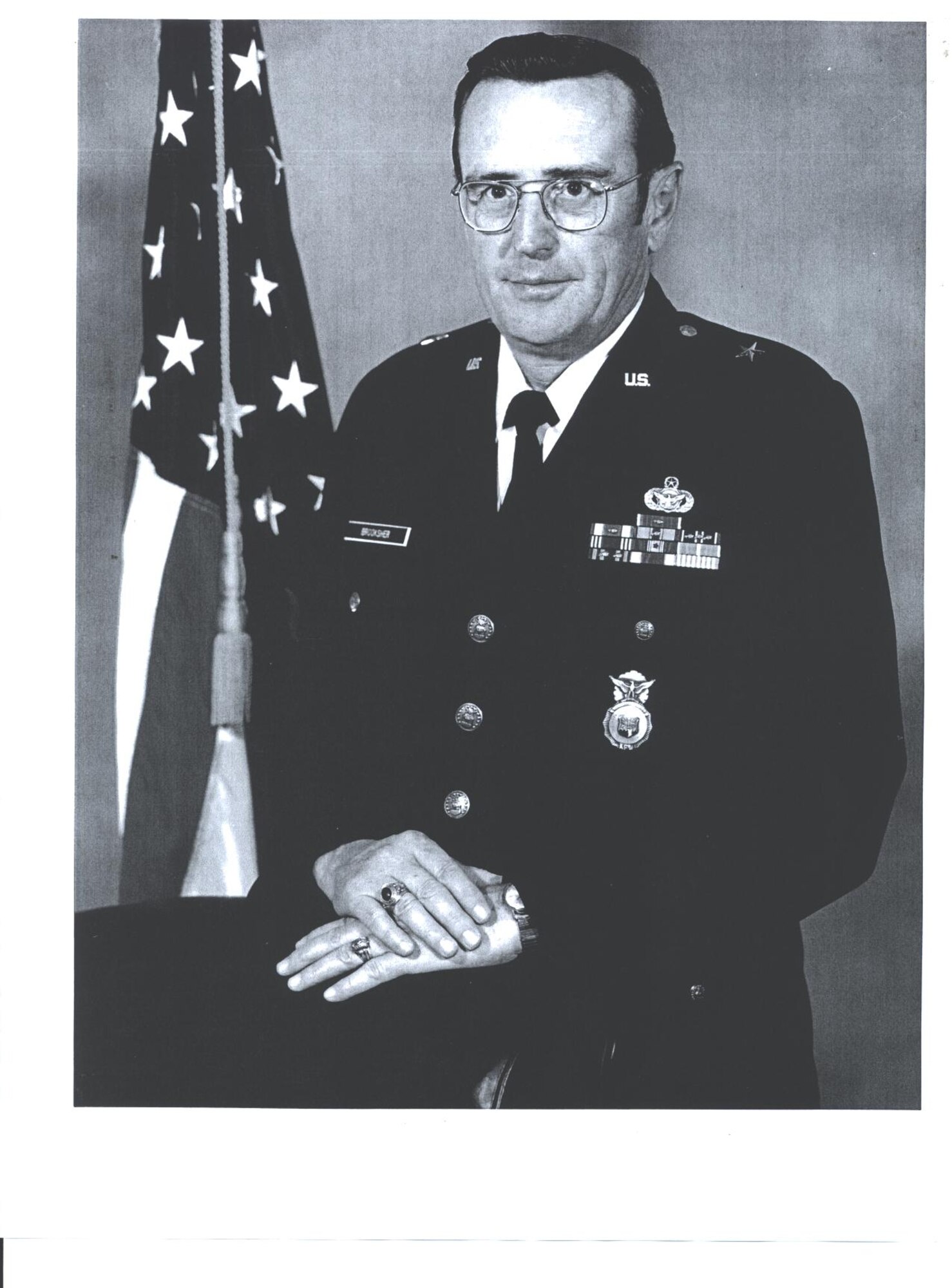 BRIGADIER GENERAL WILLIAM R. BROOKSHER > Air Force Security Forces ...