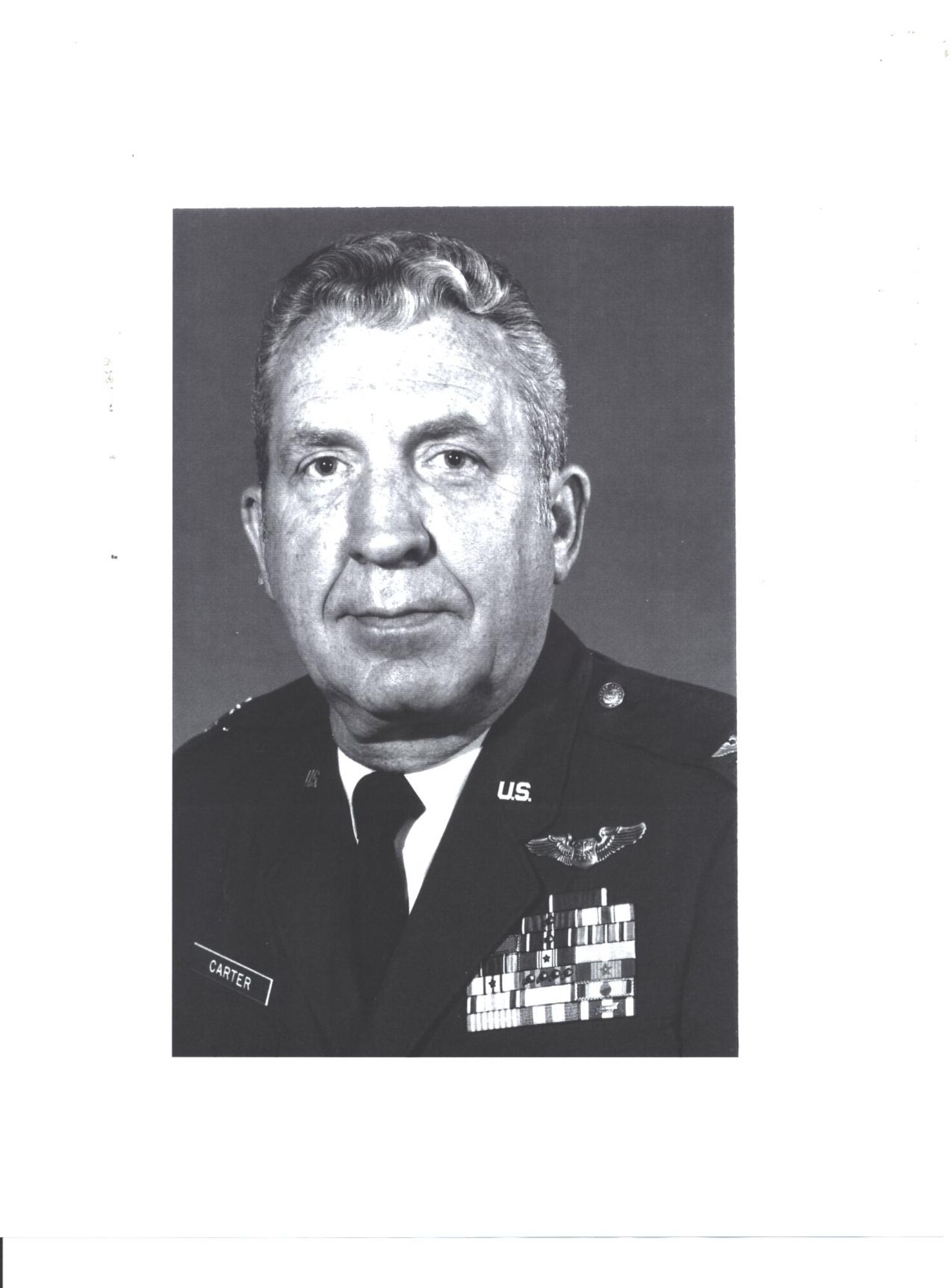 COLONEL BILLY JACK CARTER > Air Force Security Forces Center > Display