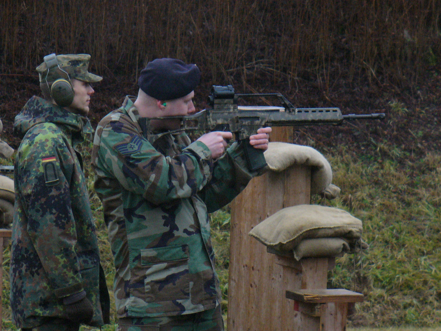 Buechel Airman participate in German shooting festival