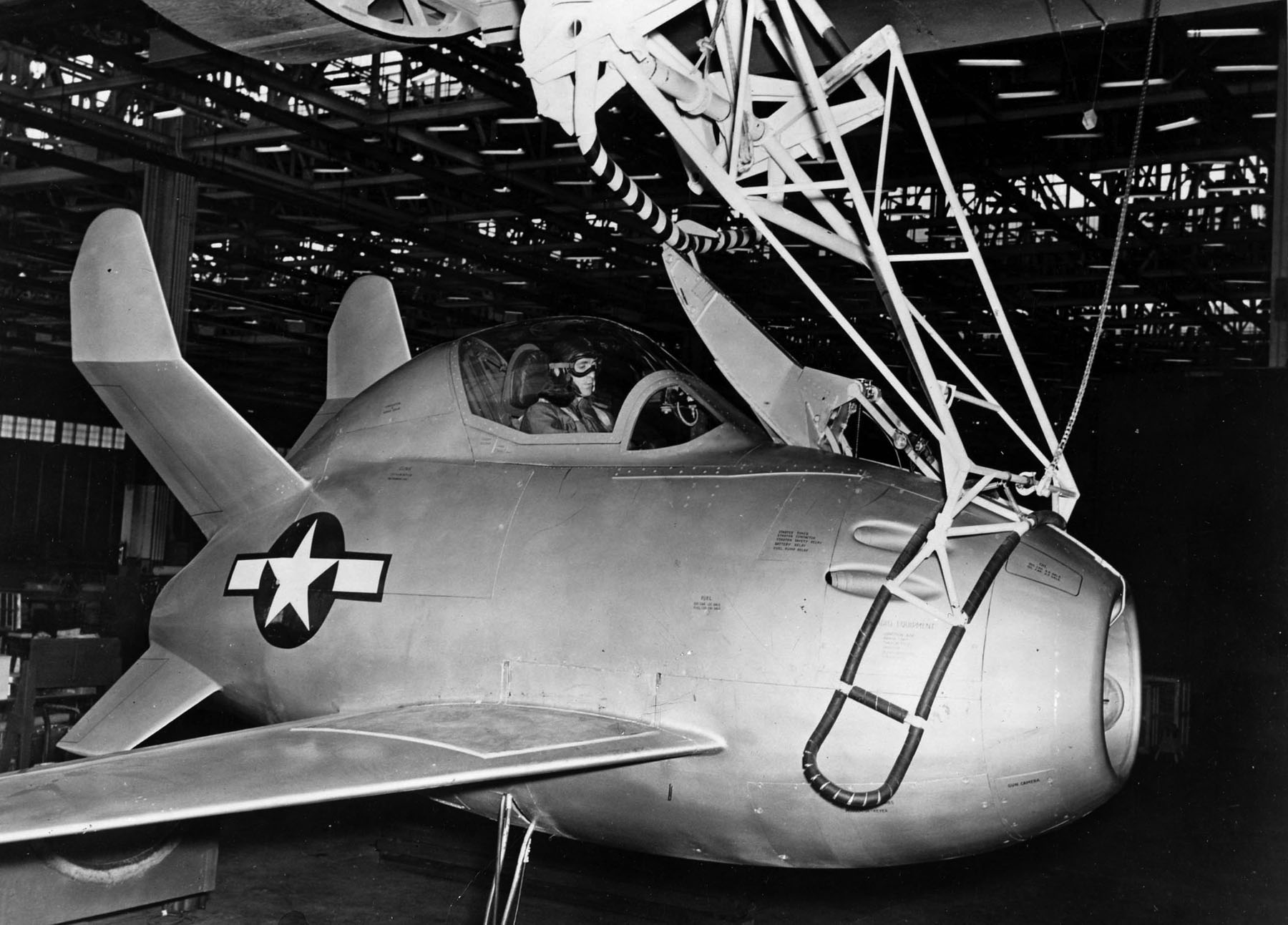McDonnell XF-85 parasite fighter : r/WeirdWings
