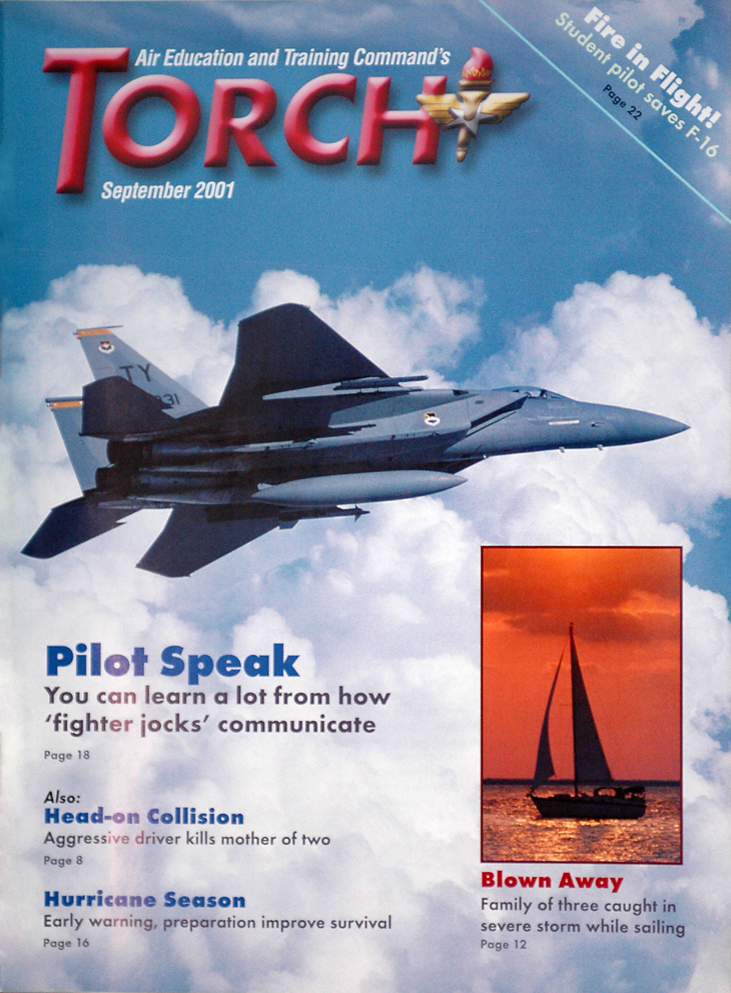 Torch Magazine Cover Sept 2001