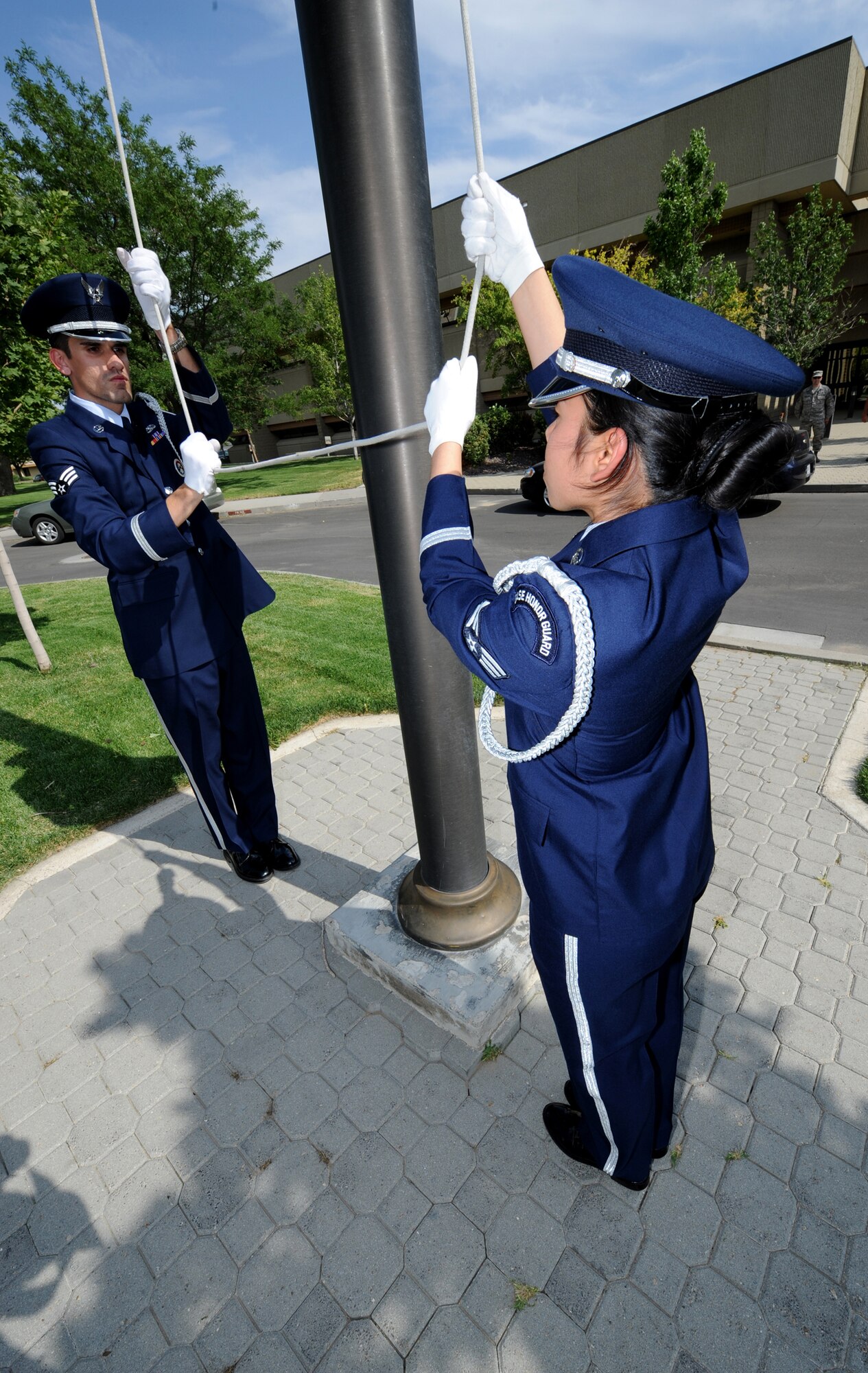 366th Fighter Wing performs retreat ceremony > Mountain Home Air Force ...