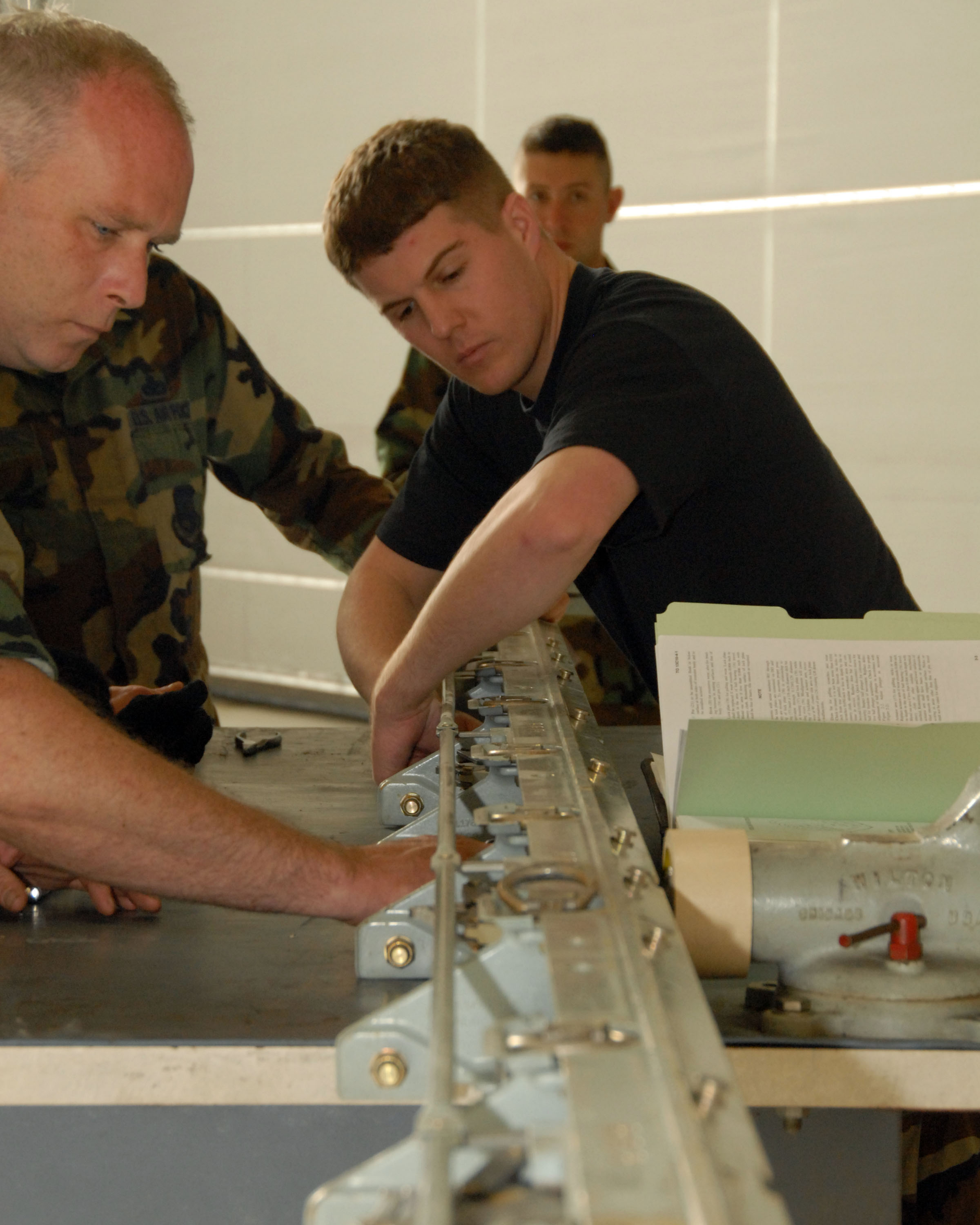 C130 Rail Training for the 107th Maintenance Squadron