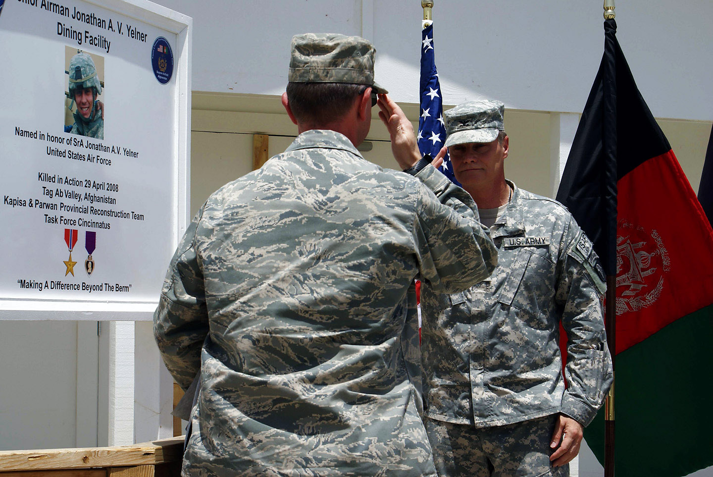 Bagram dedicates dining facility to fallen Airman > Air Force > Article ...