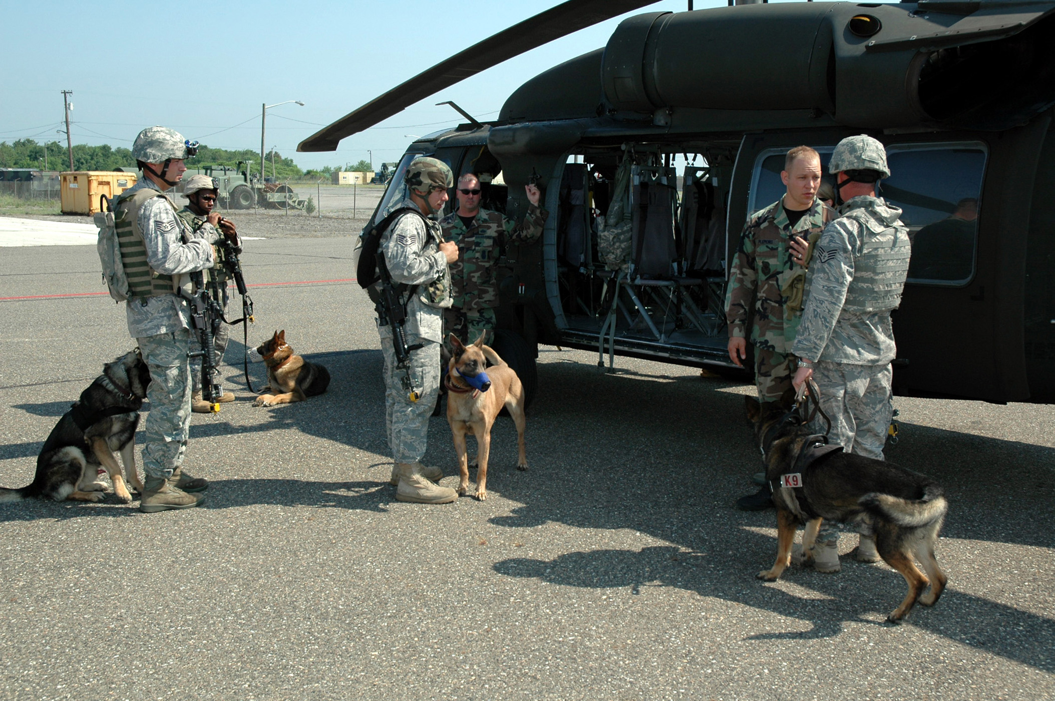 U.S. Air Force Expeditionary Center: Phoenix Warrior K-9 teams train in ...
