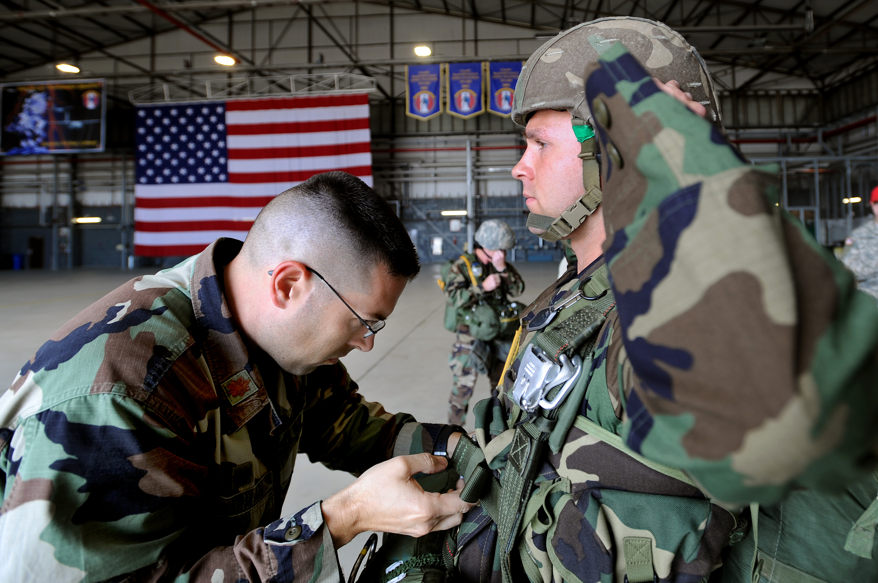 786th Security Forces Squadron jump exercise
