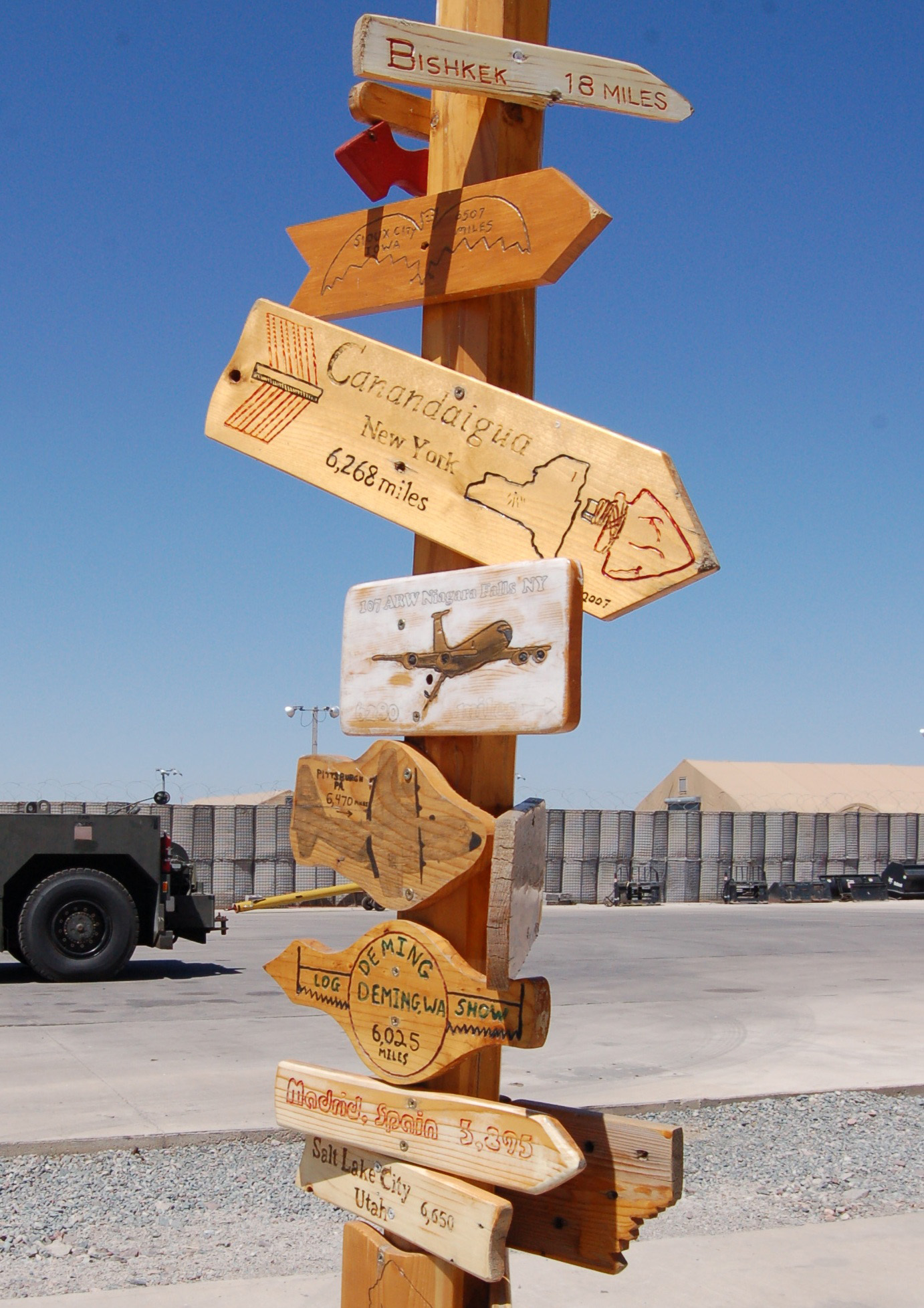 Salt Lake Air National Guard at Manas Air Base
