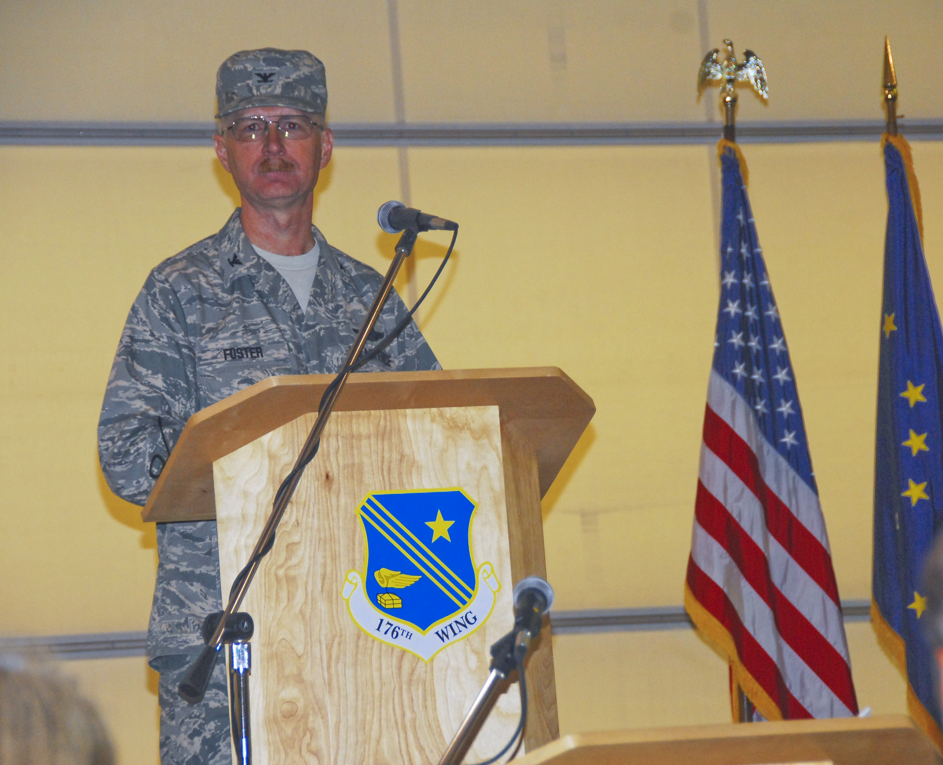 Foster takes command of 176th > Joint Base Elmendorf-Richardson > News